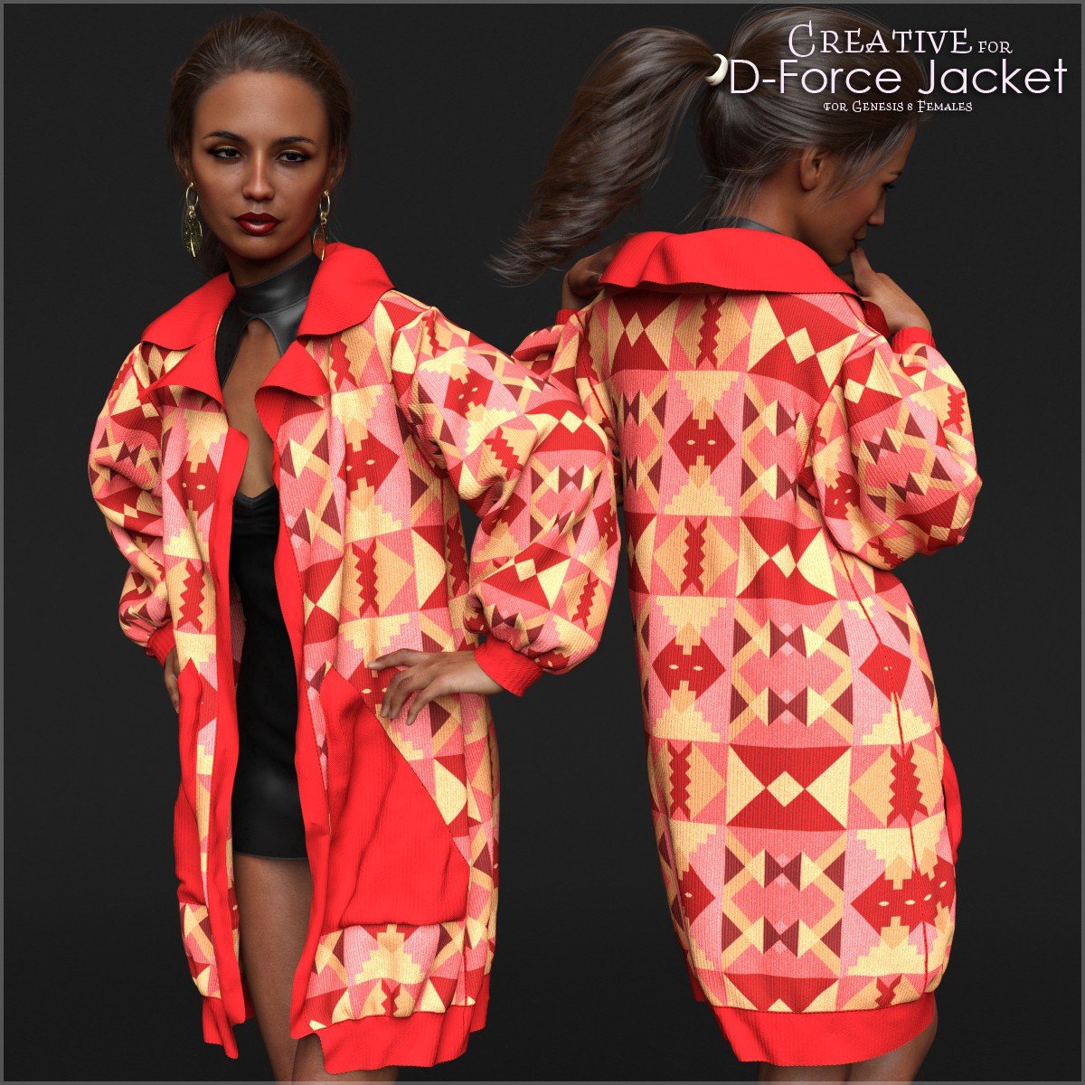 Creative for D-Force Jacket | Daz 3D