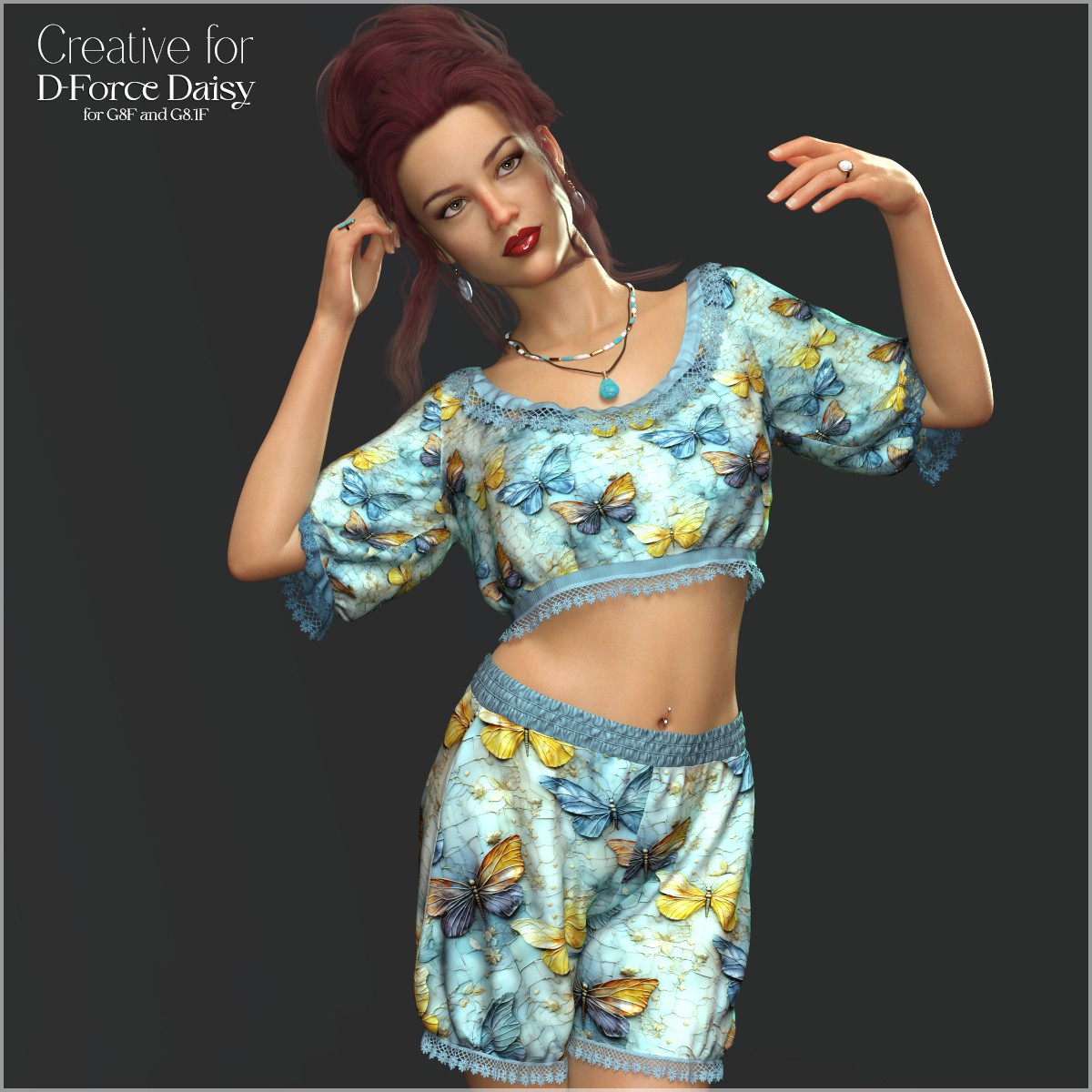 Creative for D-Force Daisy for G8F and G8.1F | Daz 3D