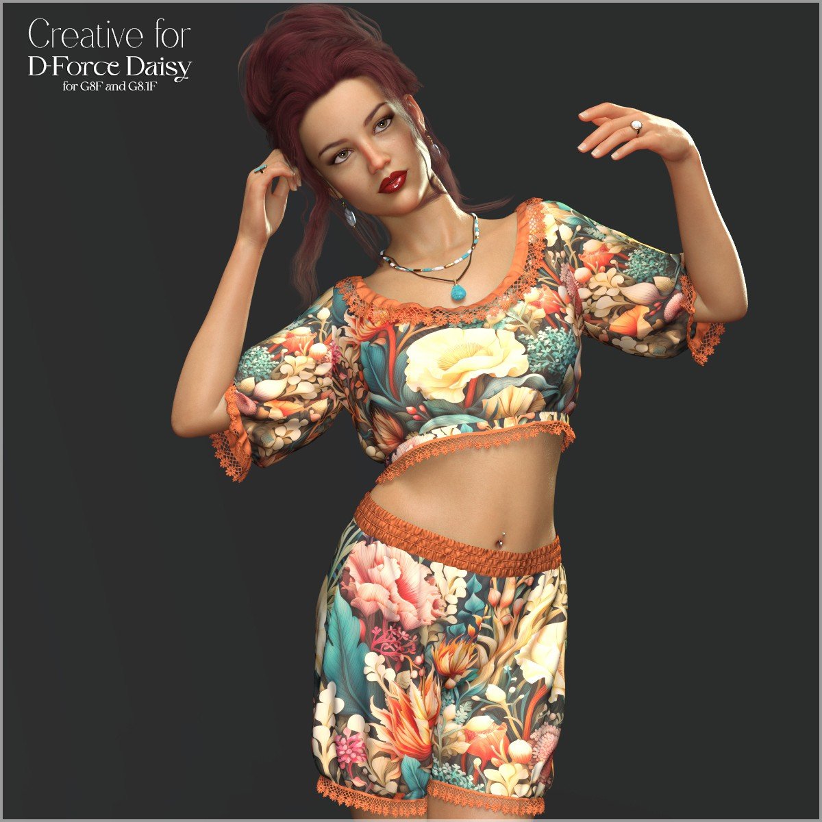 Creative for D-Force Daisy for G8F and G8.1F | Daz 3D