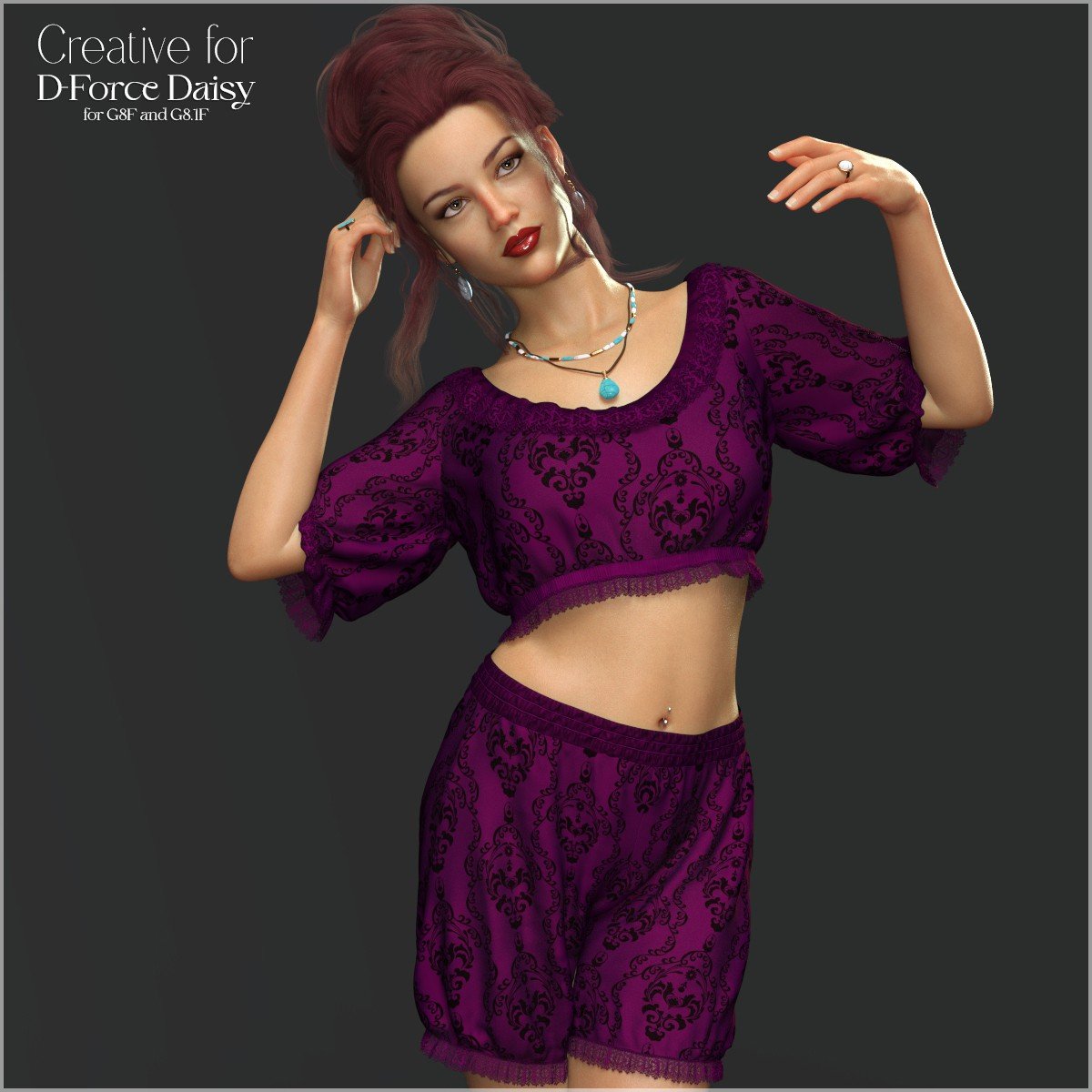 Creative for D-Force Daisy for G8F and G8.1F | Daz 3D