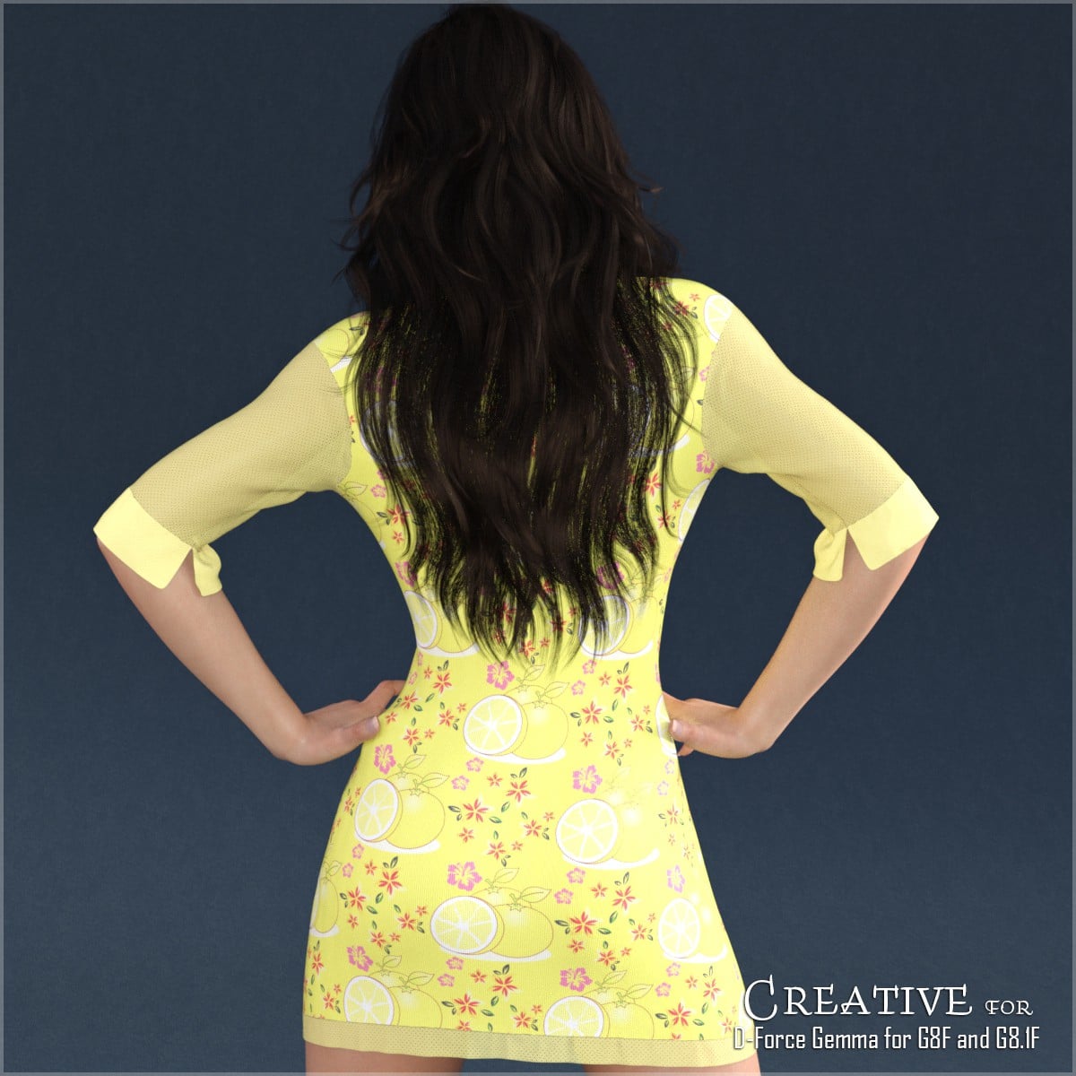 Creative for D-Force Gemma for G8F and G8.1F | Daz 3D