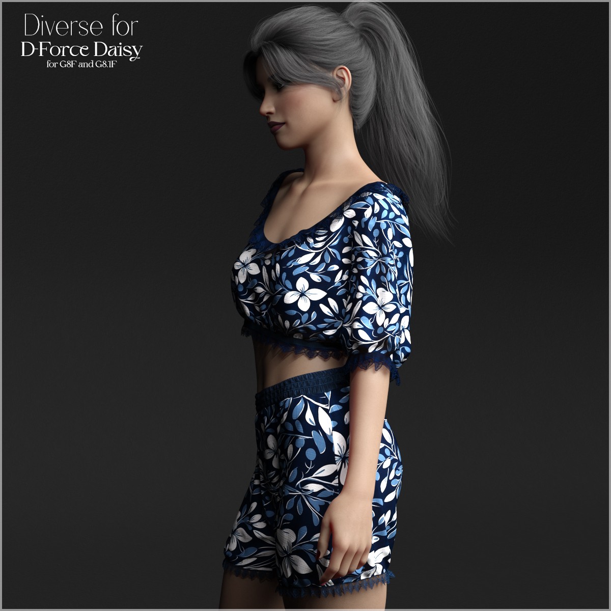 Diverse for D-Force Daisy for G8F and G8.1F | Daz 3D