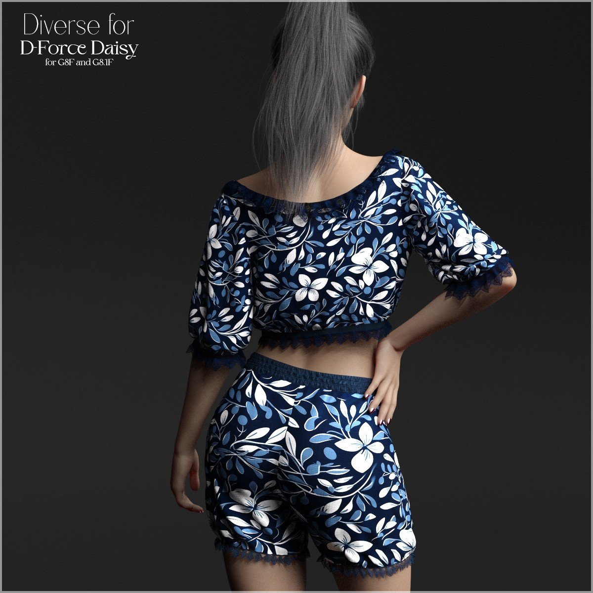 Diverse for D-Force Daisy for G8F and G8.1F | Daz 3D