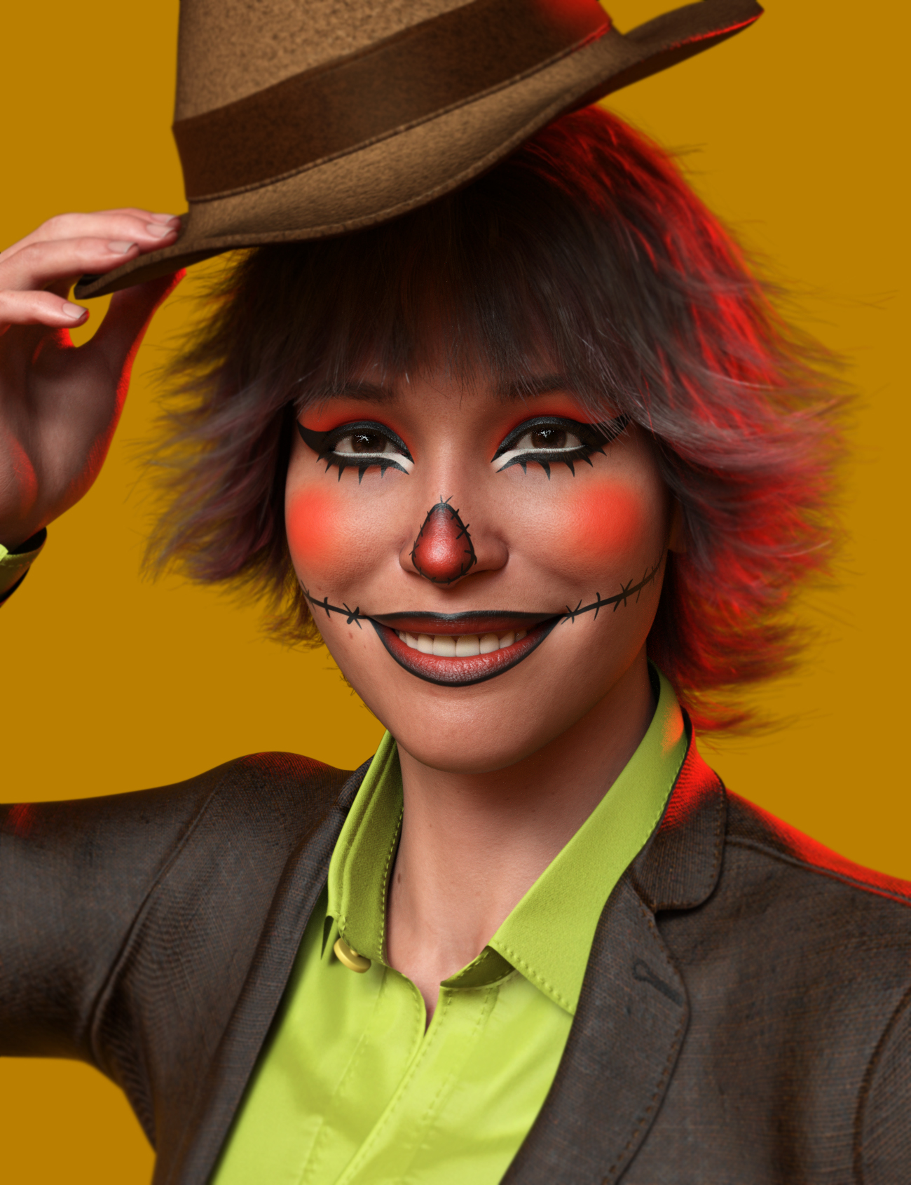 SE Simple Halloween Makeup for Genesis 9 | Daz 3D