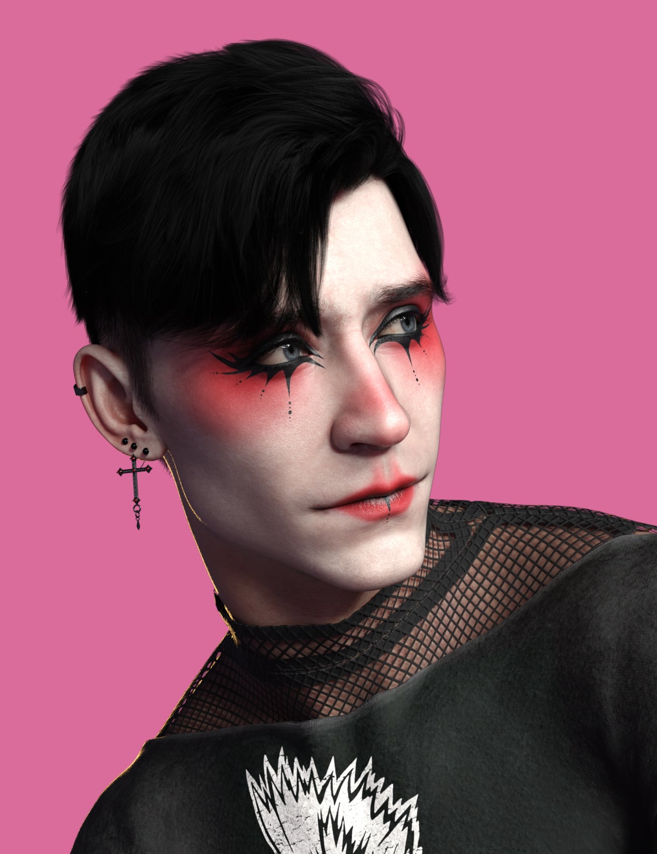 SE Simple Halloween Makeup for Genesis 9 | Daz 3D