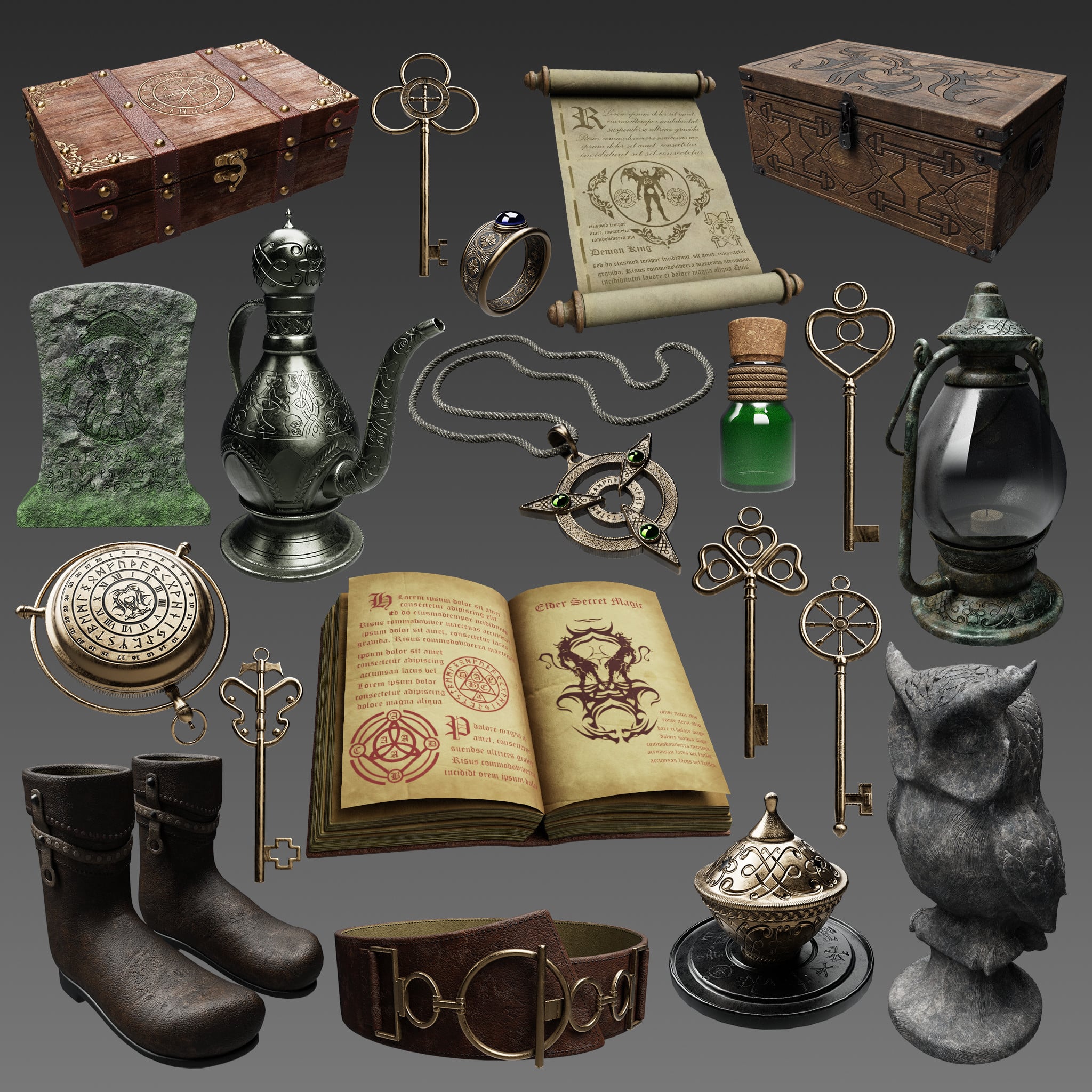 FG Wizard Props | Daz 3D