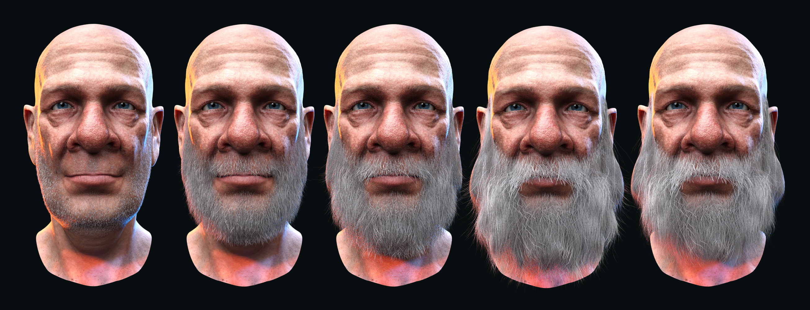 M3D Bandholz Beard for Genesis 9 | Daz 3D