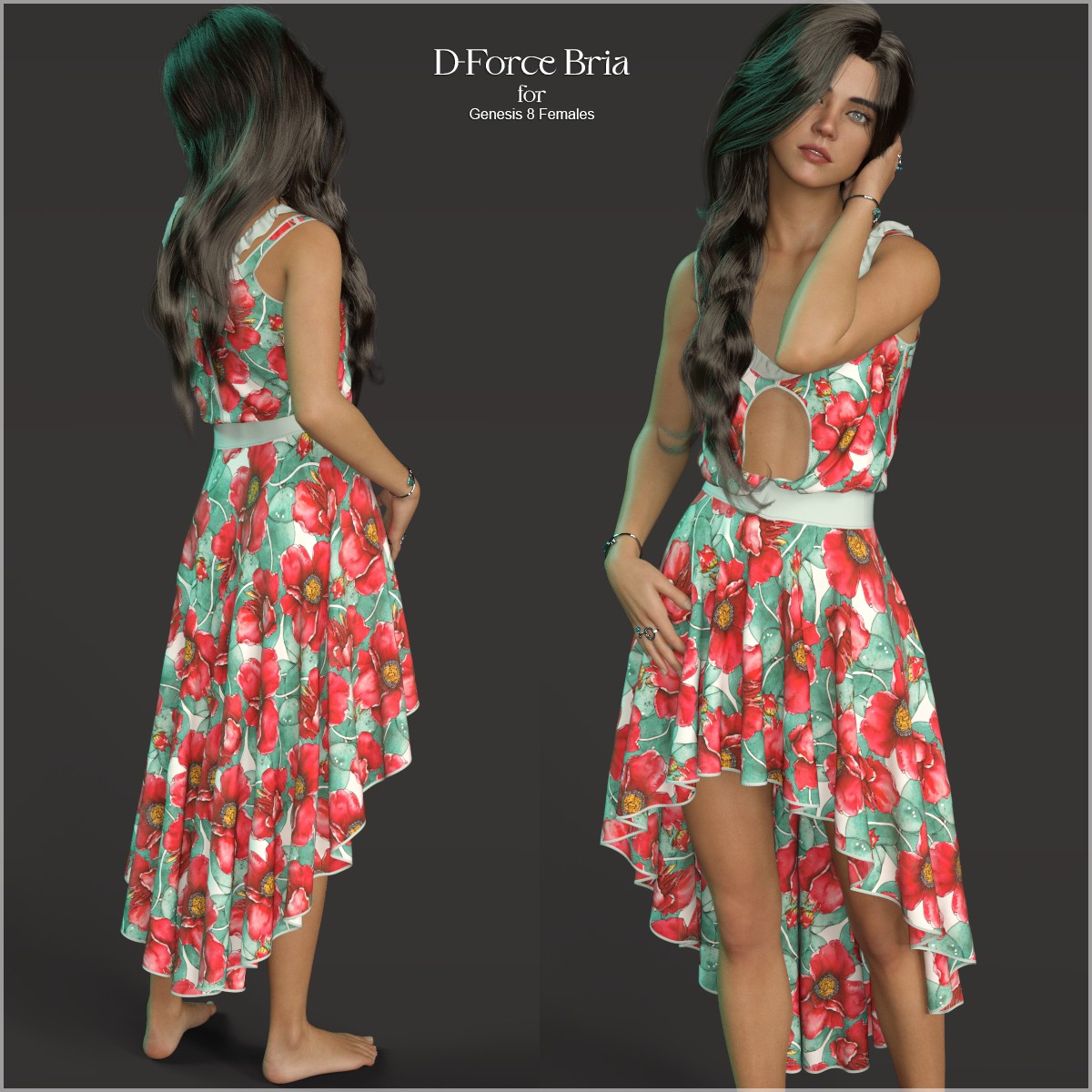 D-Force Bria for G8F and G8.1F | Daz 3D