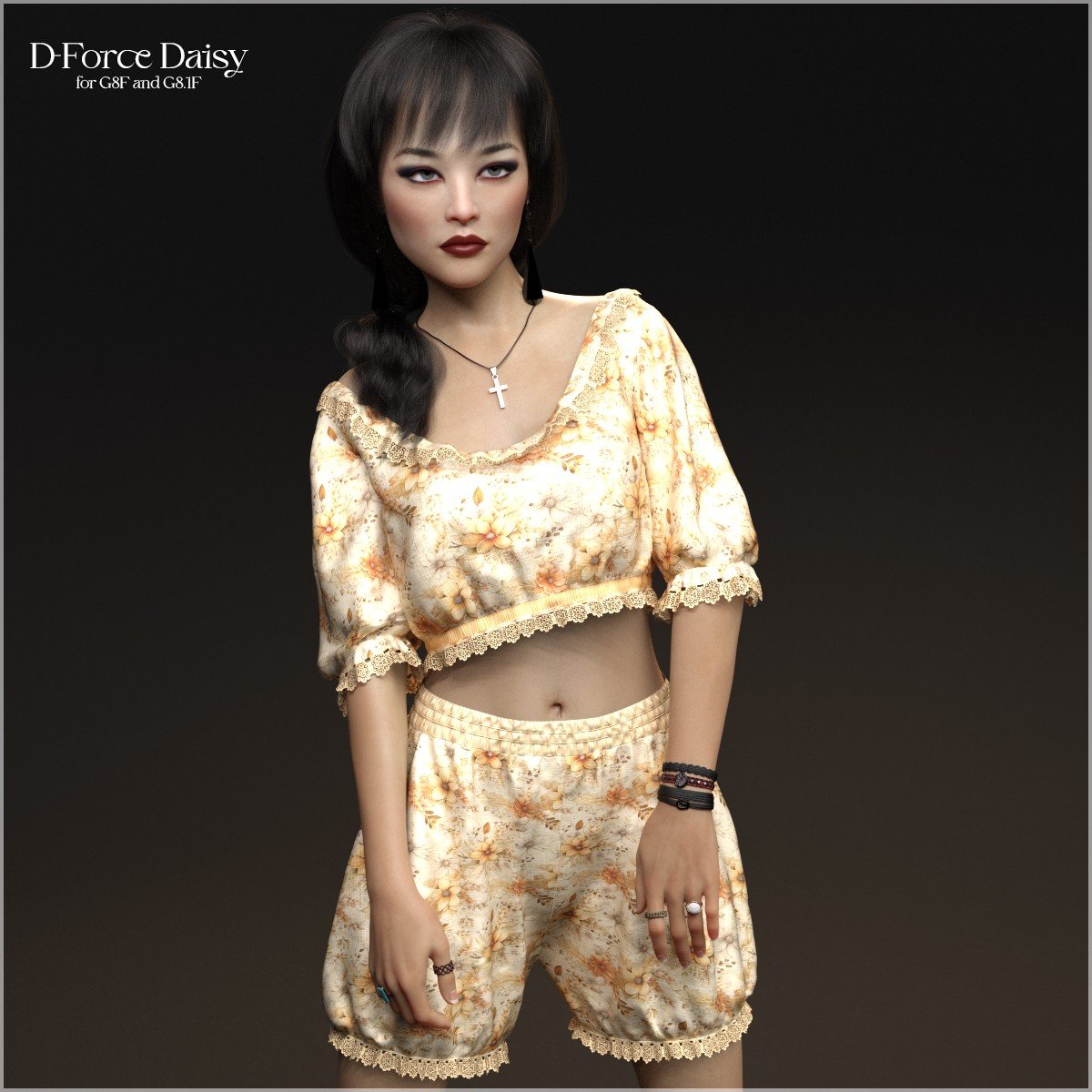 D-Force Daisy for G8F and G8.1F | Daz 3D