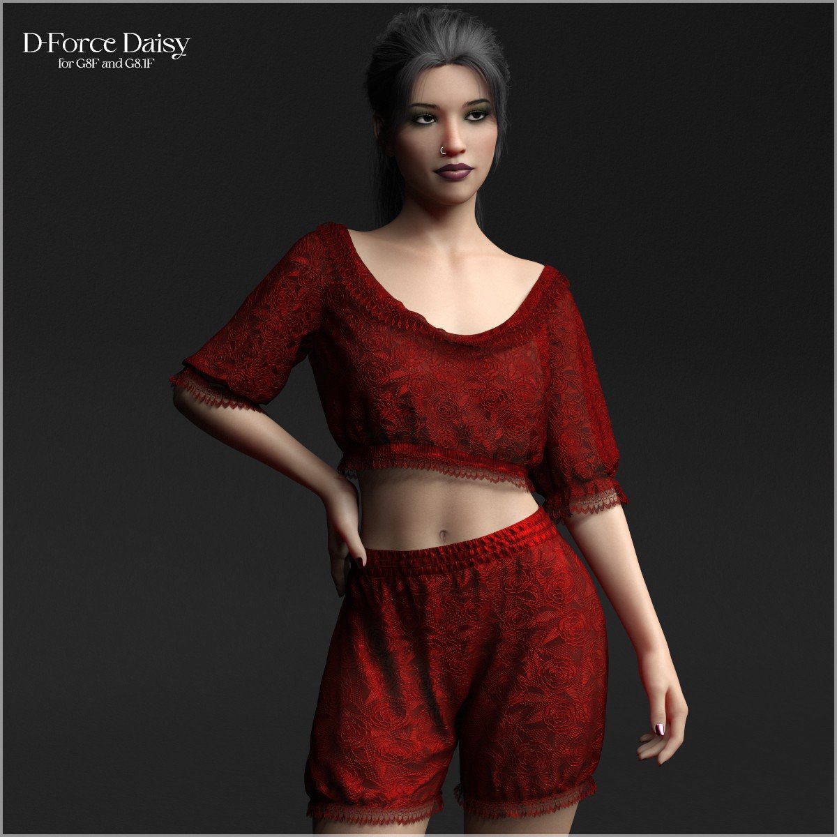D-Force Daisy for G8F and G8.1F | Daz 3D