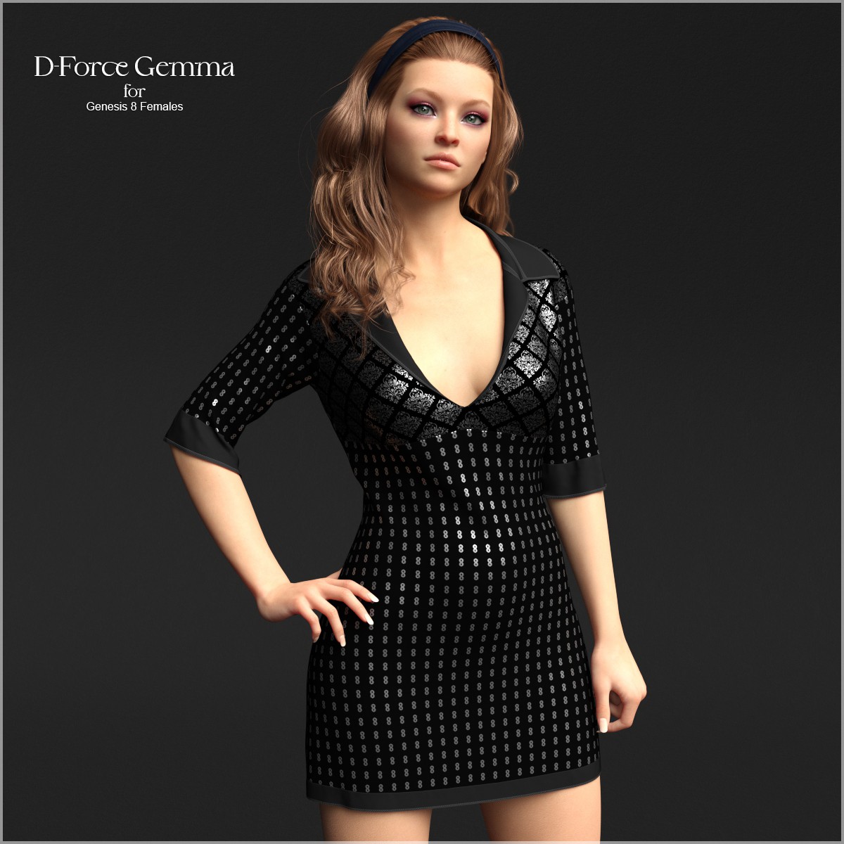 D-Force Gemma for G8F and G8.1F | Daz 3D