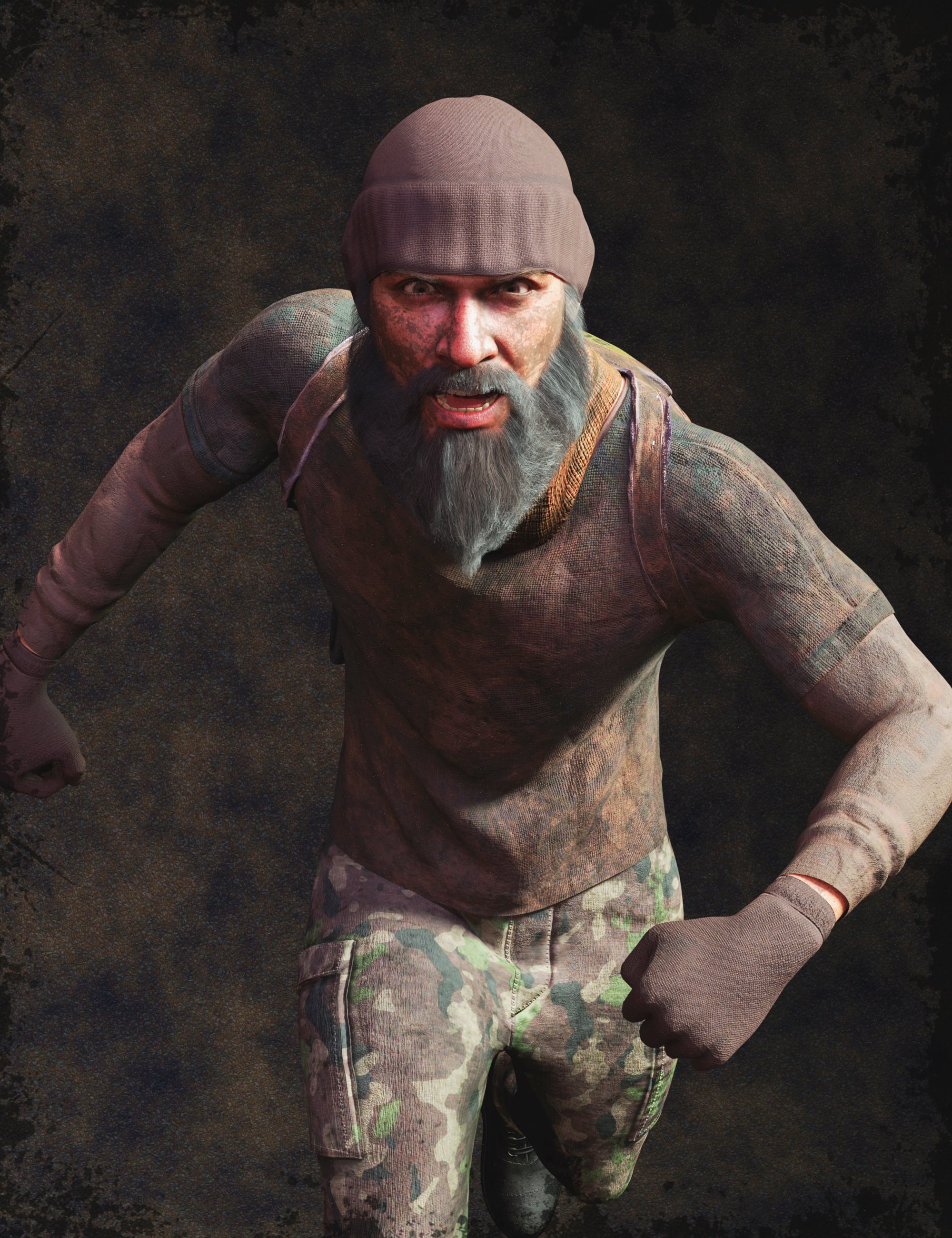 dForce M3D Post Apocalyptic Outfit for Genesis 9 | Daz 3D