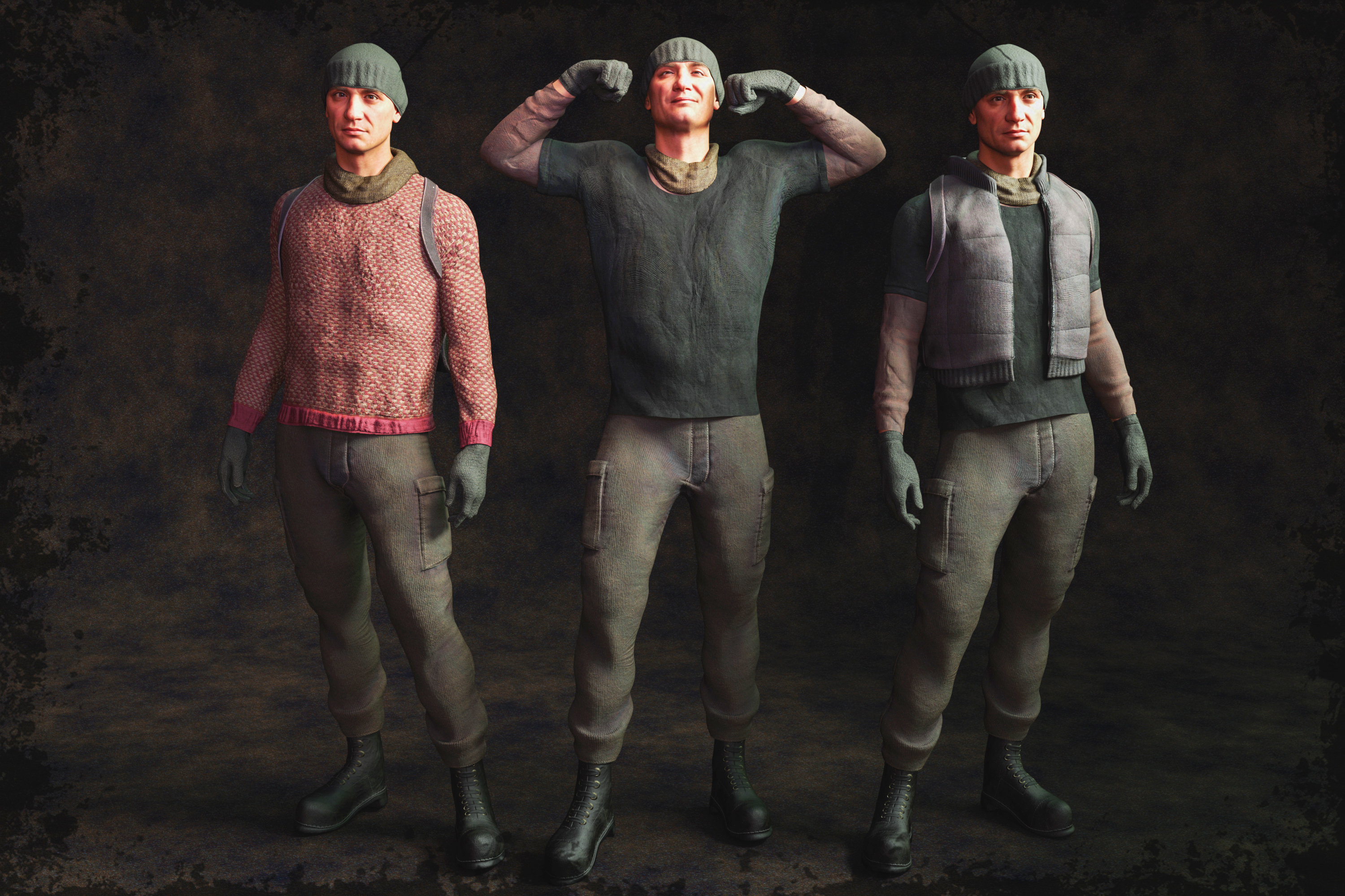 dForce M3D Post Apocalyptic Outfit for Genesis 9 | Daz 3D