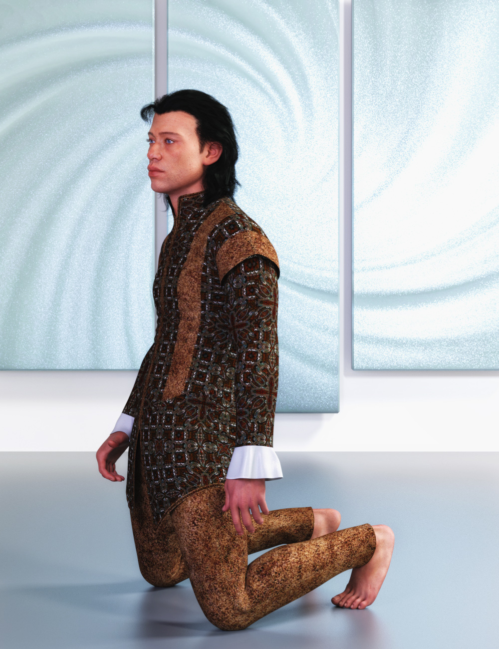 JMR dForce William Medieval Outfit for Genesis 9 and 8 Males | Daz 3D