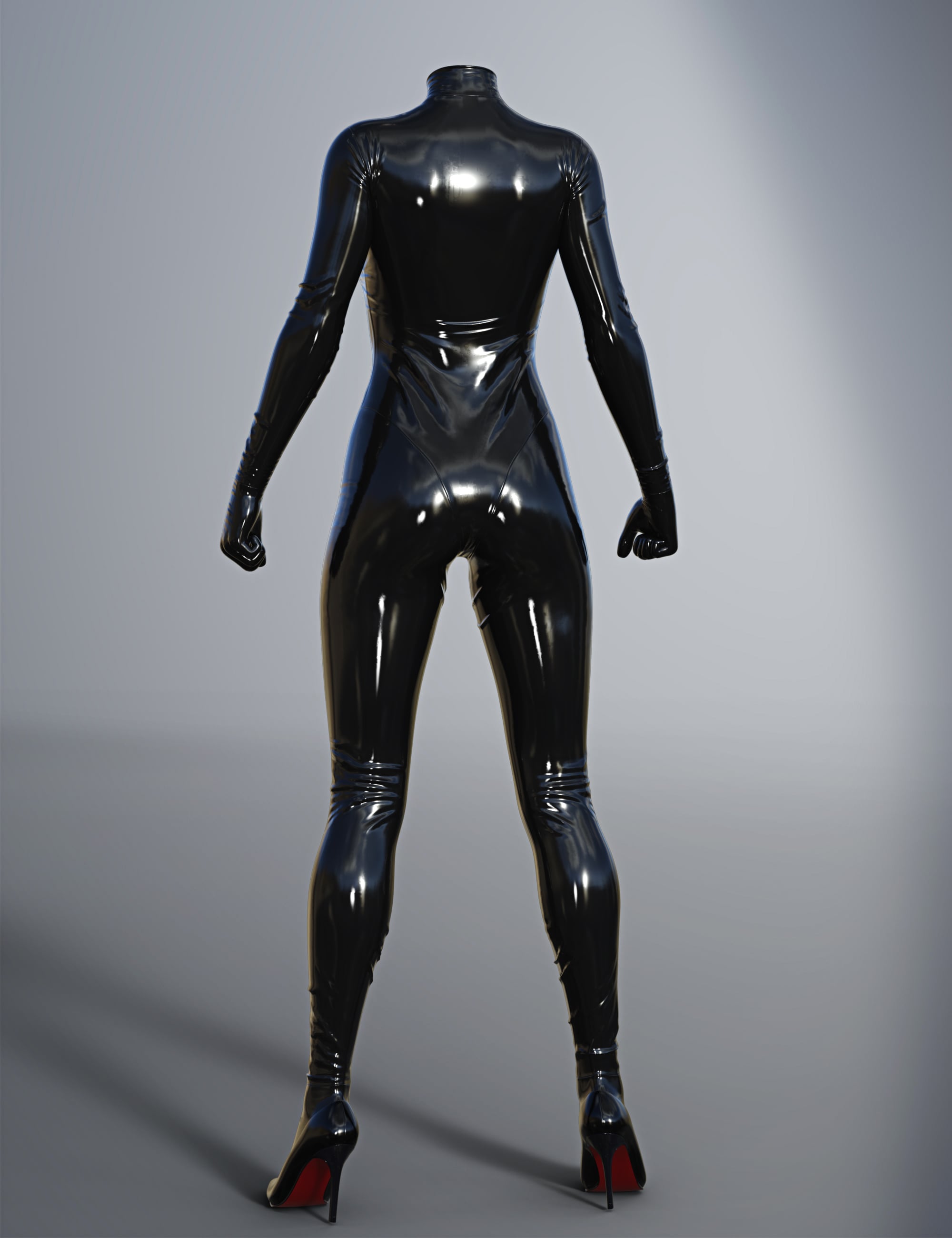 dForce SU Latex Outfit for Genesis 9, 8.1, and 8 Female | Daz 3D