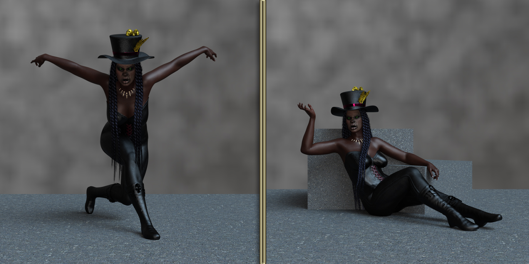 Voodoo Queen Poses for Genesis 9 Base | Daz 3D