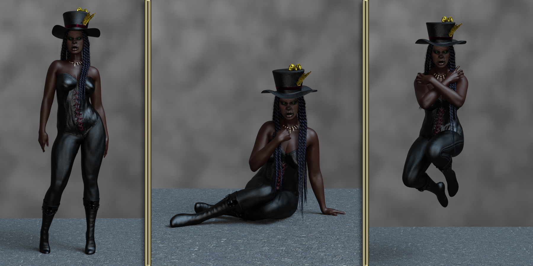 Voodoo Queen Poses for Genesis 9 Base | Daz 3D