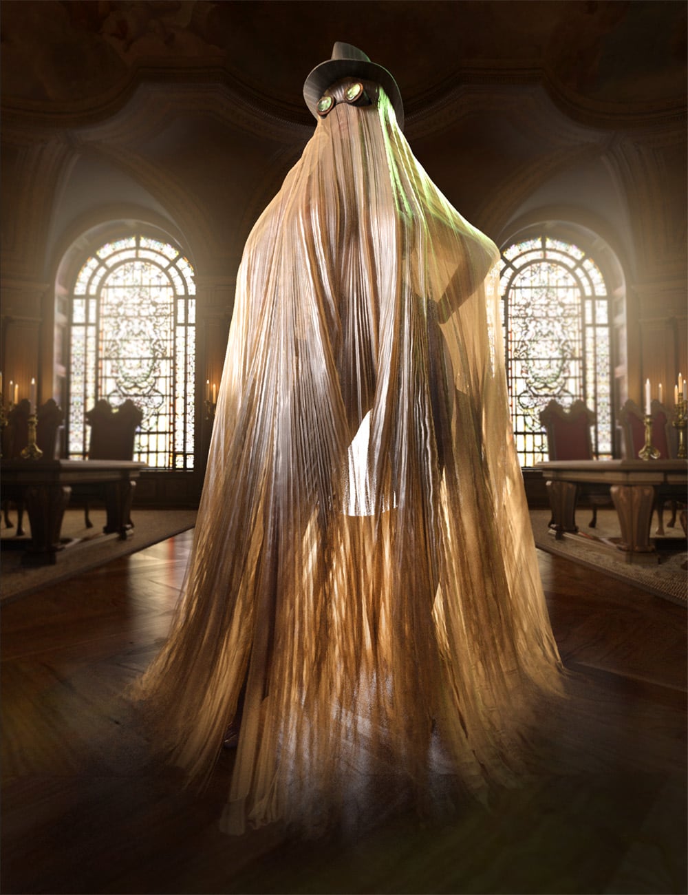dForce Waterfall and Hair Prop | Daz 3D
