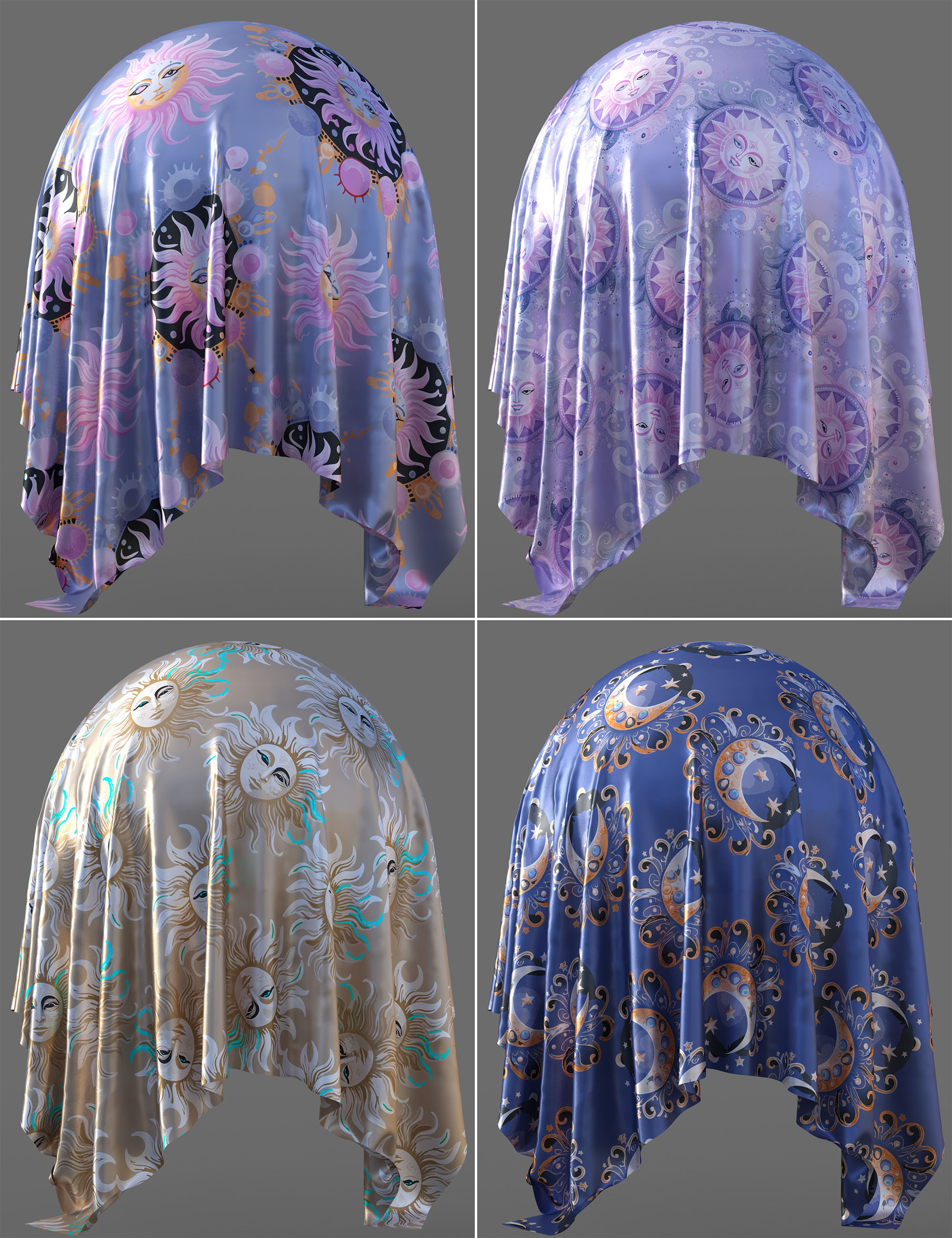 Celestial Fabric Iray Shaders - MR | Daz 3D