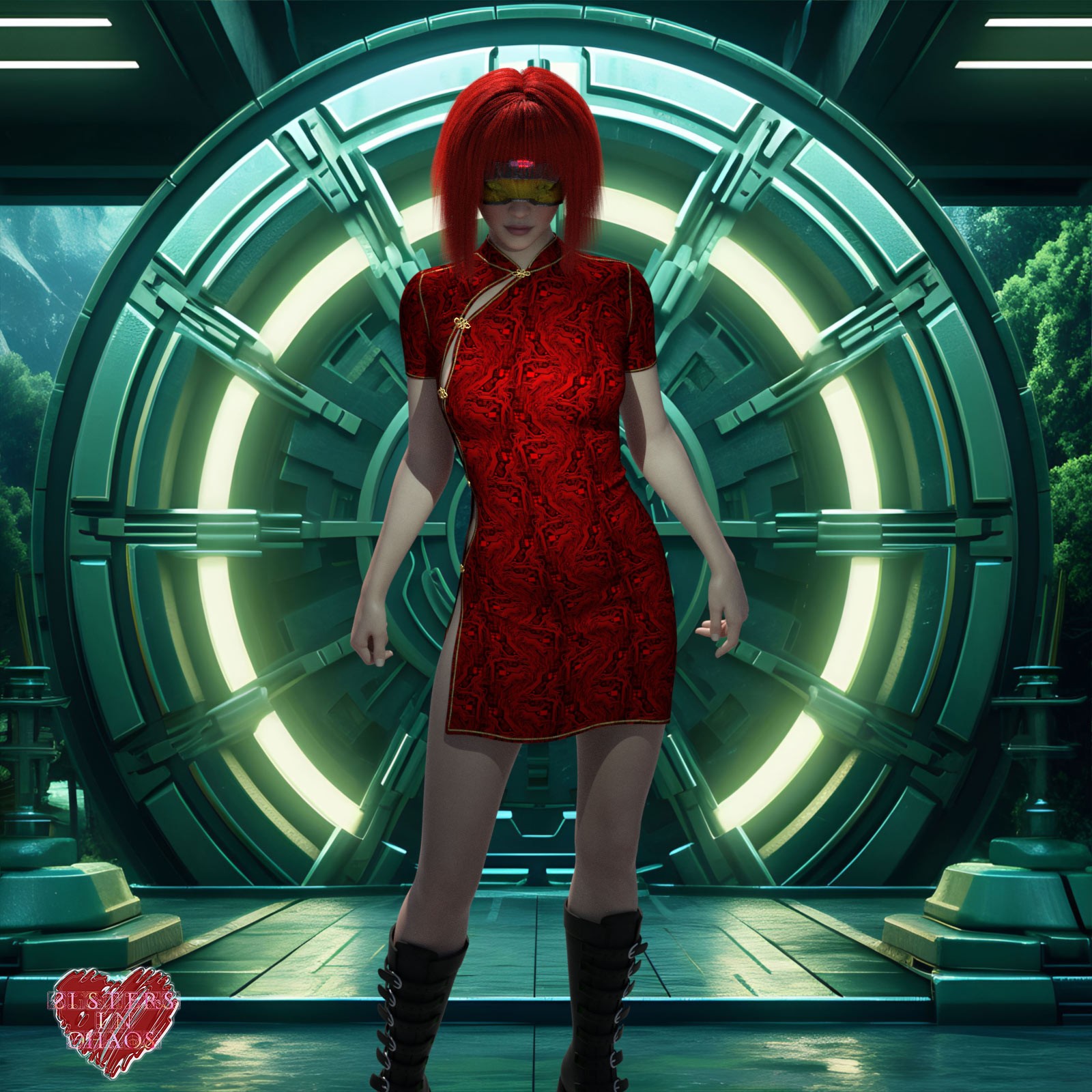 SIC Cyberpunk for Xiah Dress | Daz 3D