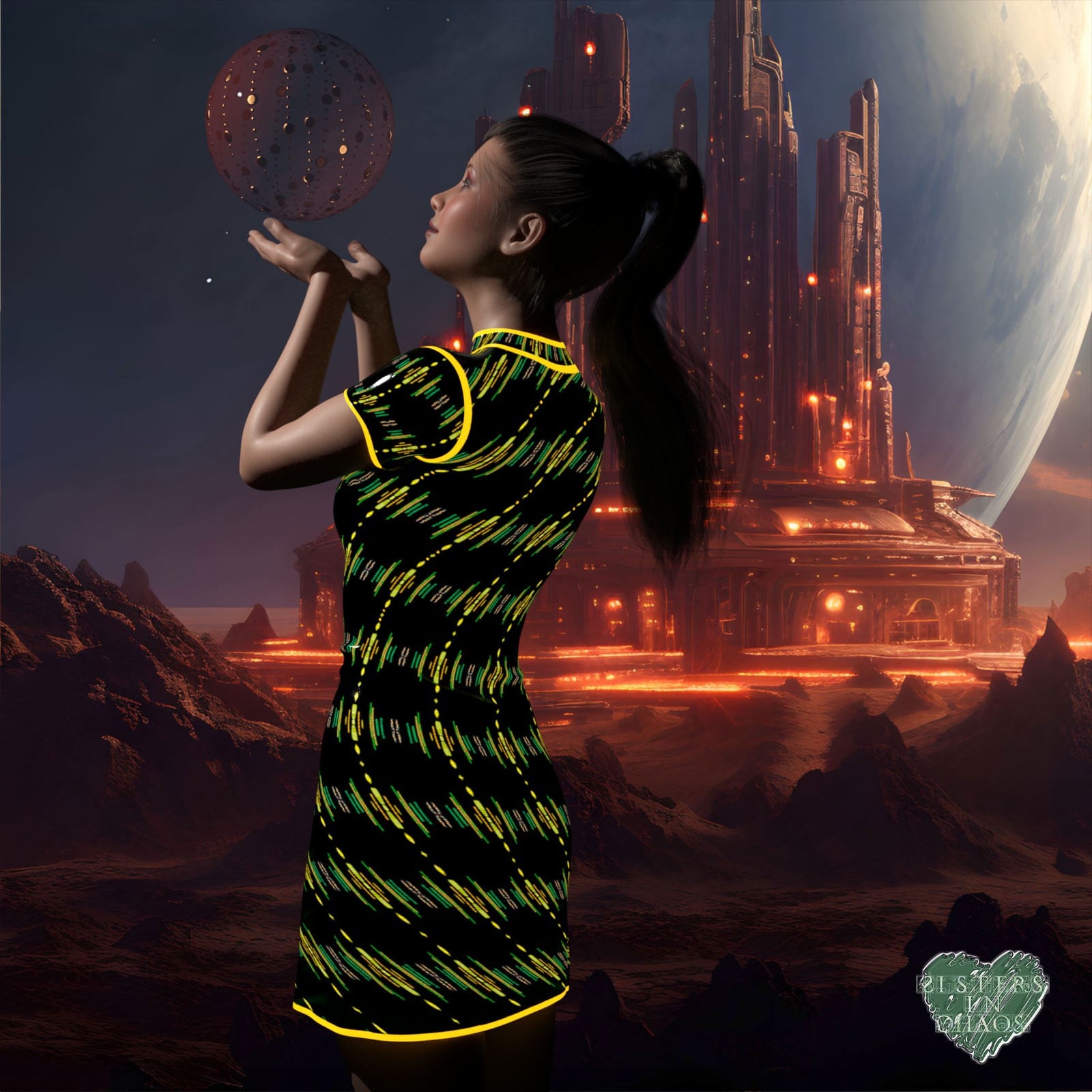 SIC Cyberpunk for Xiah Dress | Daz 3D