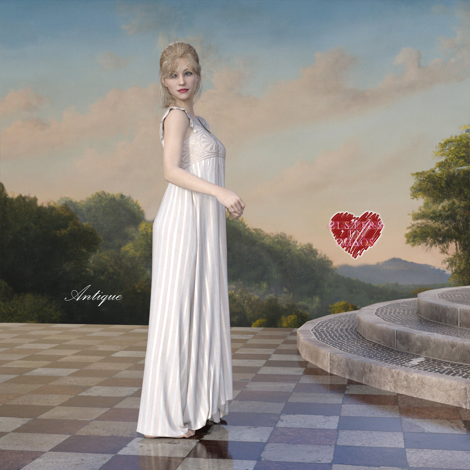 Daisy Gown for Genesis 8.x Females | Daz 3D