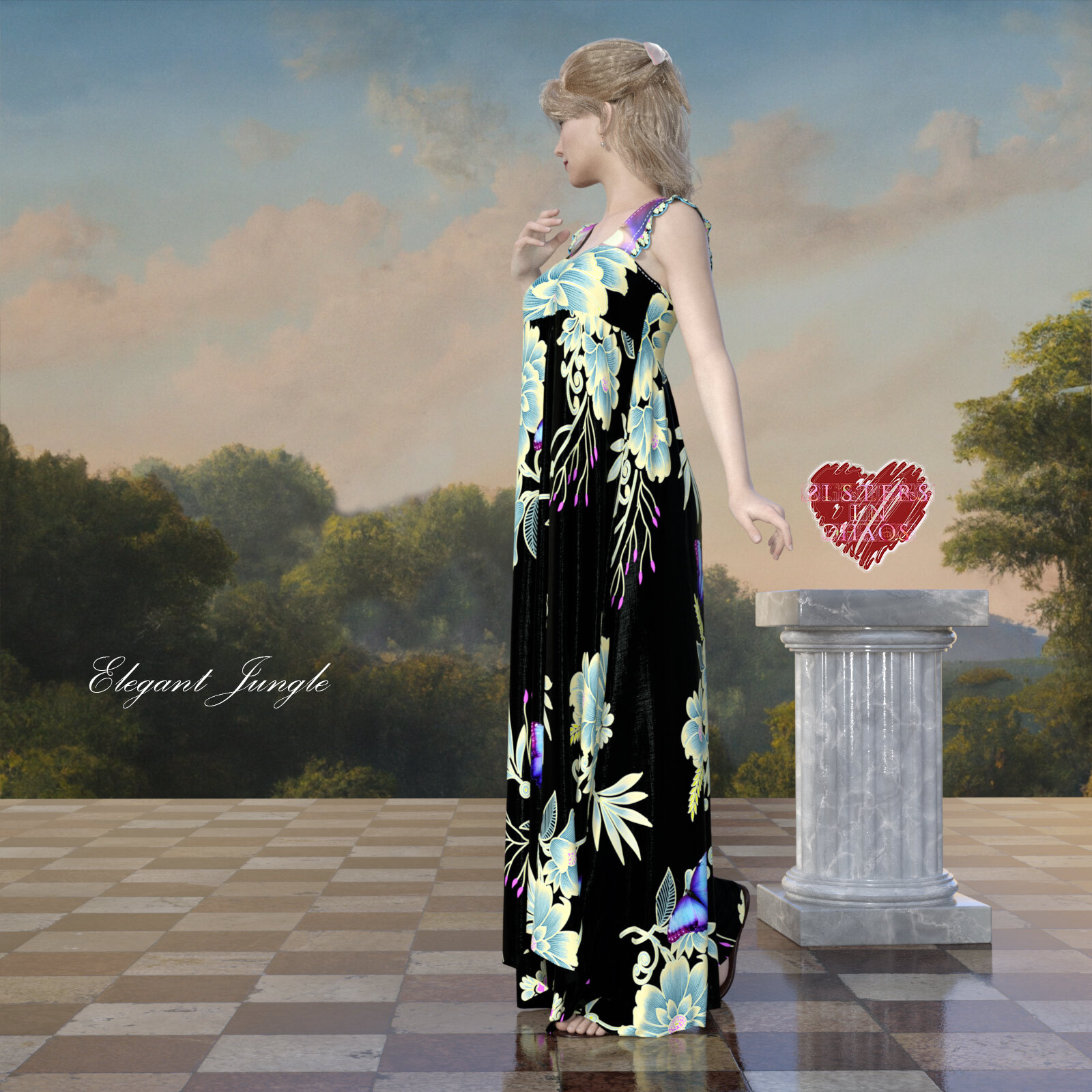 Daisy Gown for Genesis 8.x Females | Daz 3D