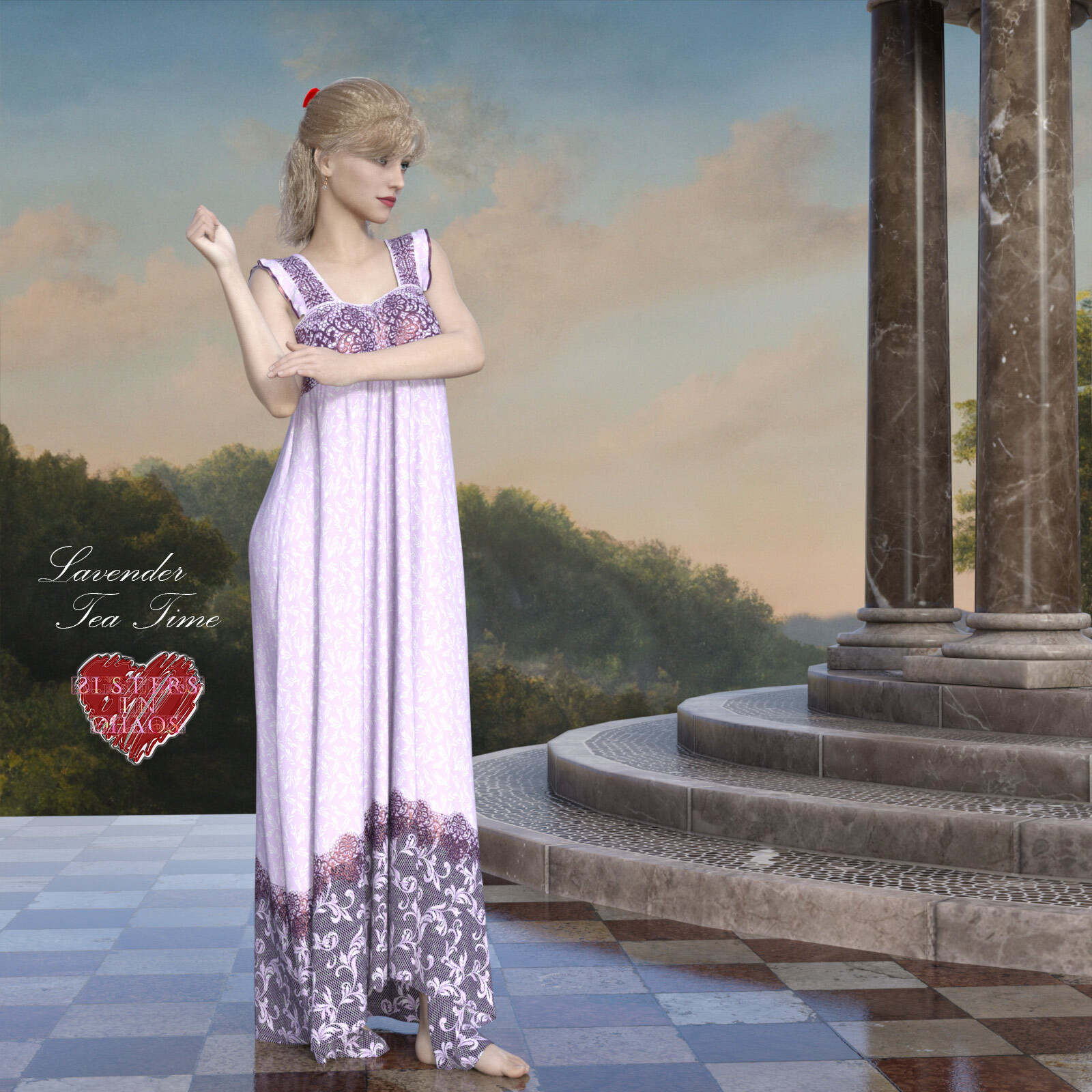 Daisy Gown for Genesis 8.x Females | Daz 3D