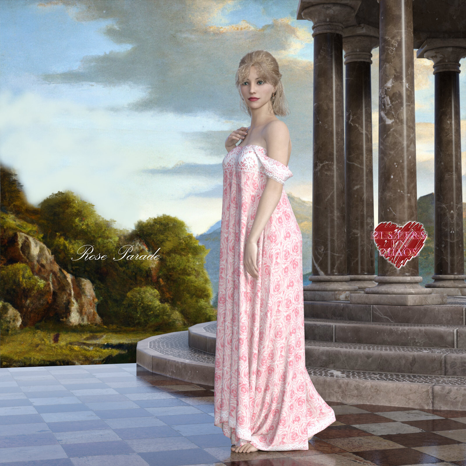 Daisy Gown for Genesis 8.x Females | Daz 3D