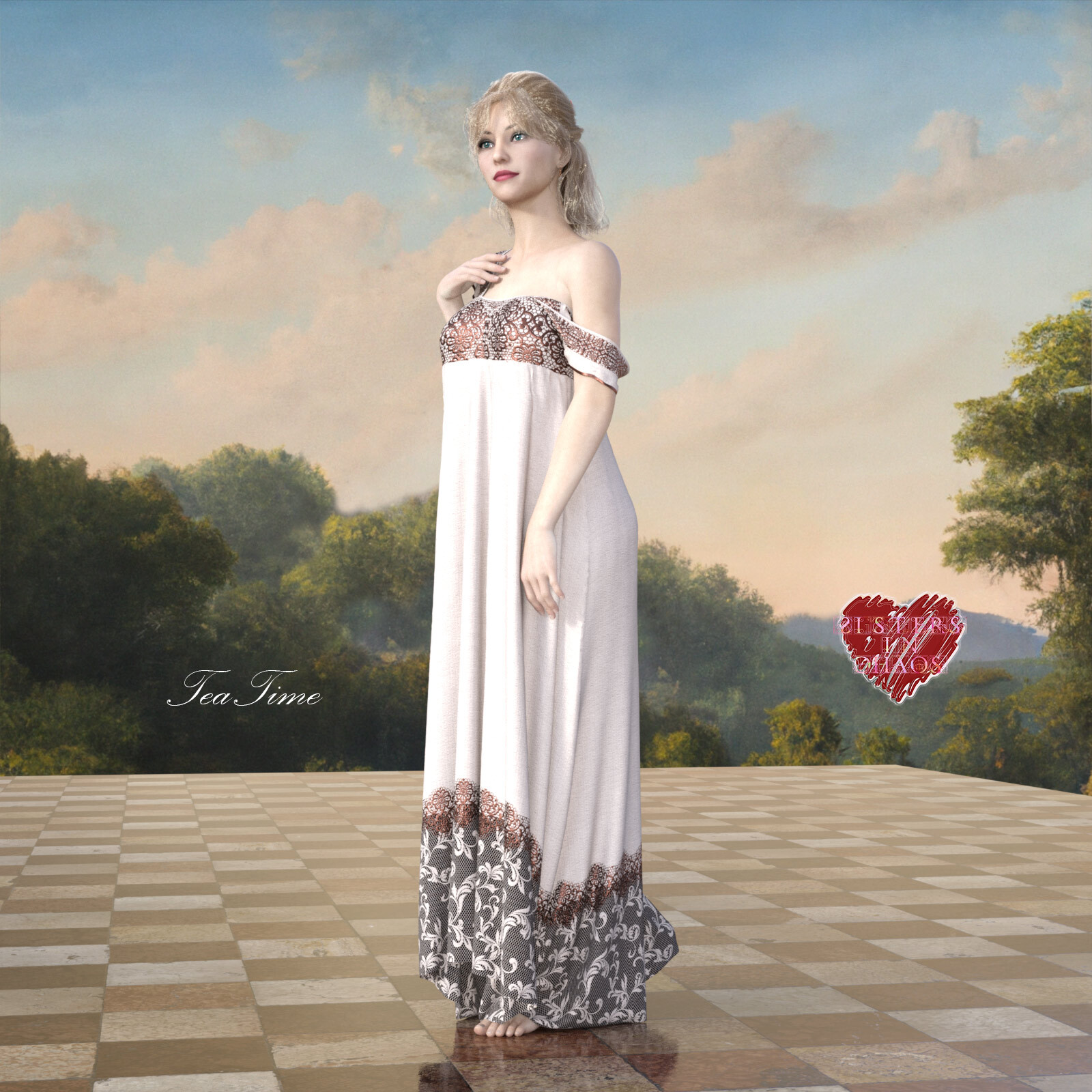 Daisy Gown for Genesis 8.x Females | Daz 3D