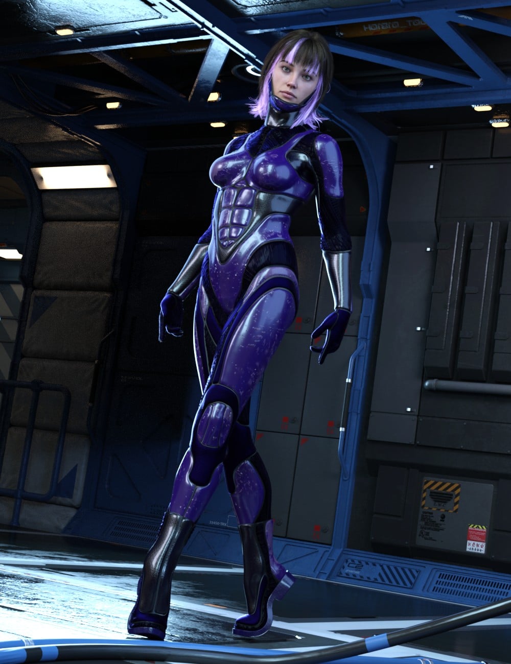 DZ Vortex Exosuit for Genesis 9 | Daz 3D