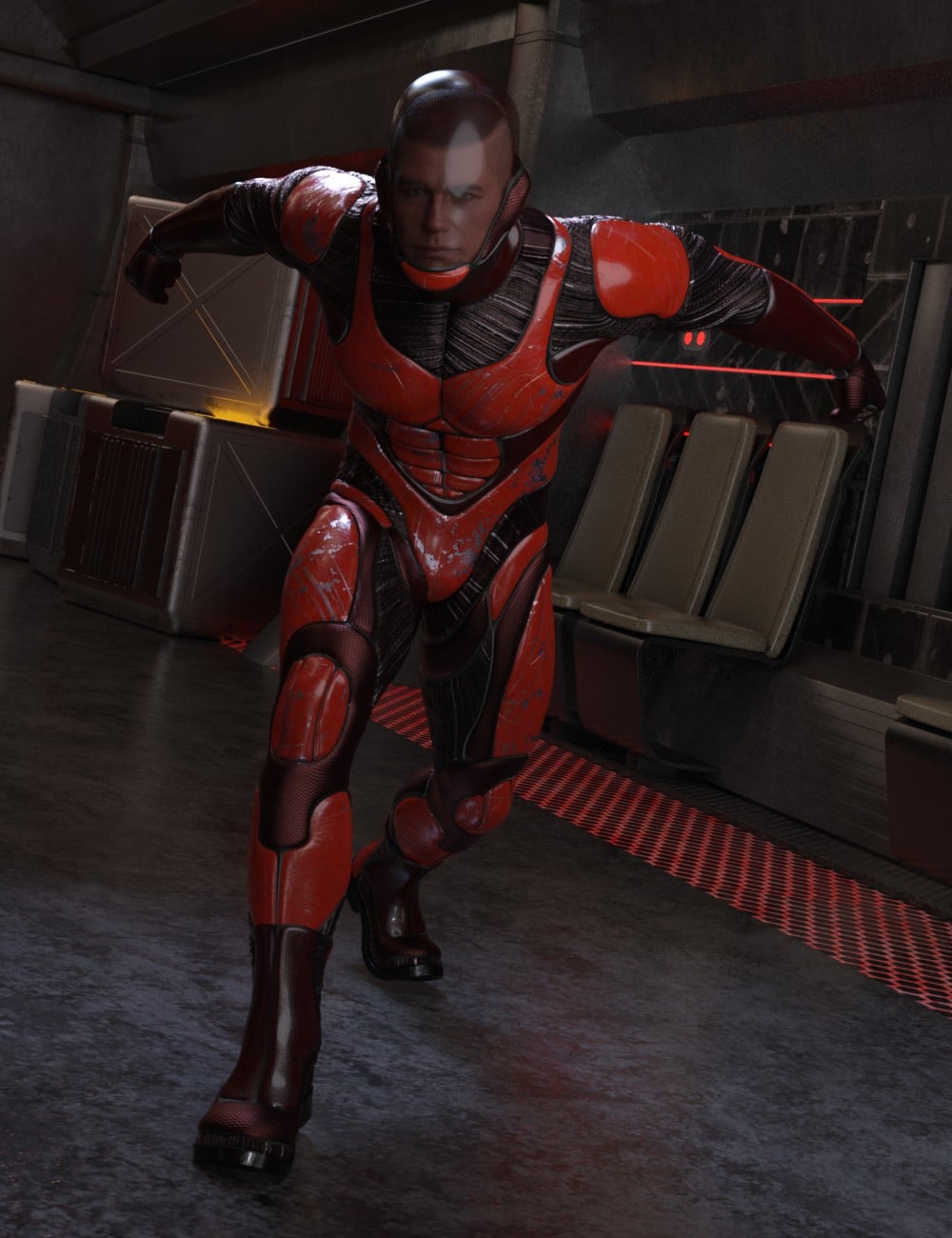 DZ Vortex Exosuit for Genesis 9 | Daz 3D