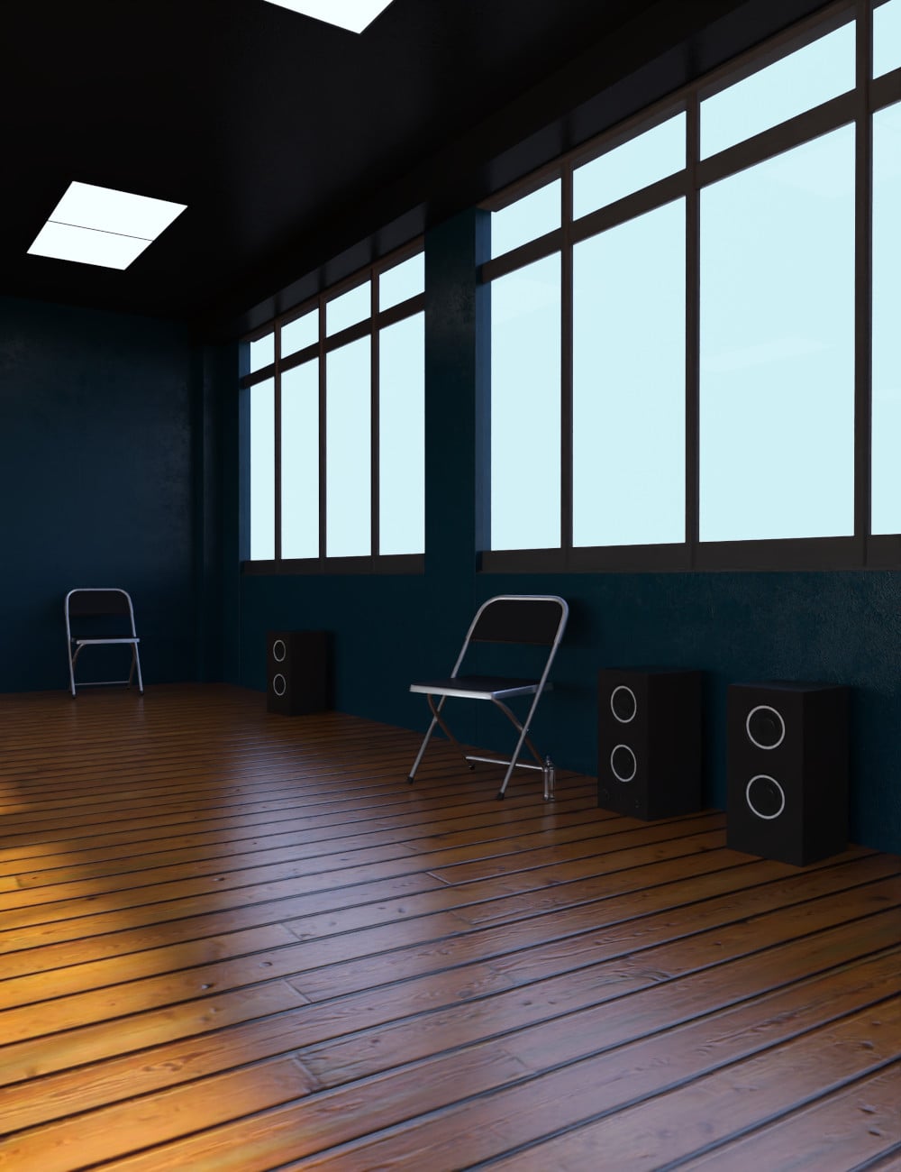 Dance Studio Room | Daz 3D