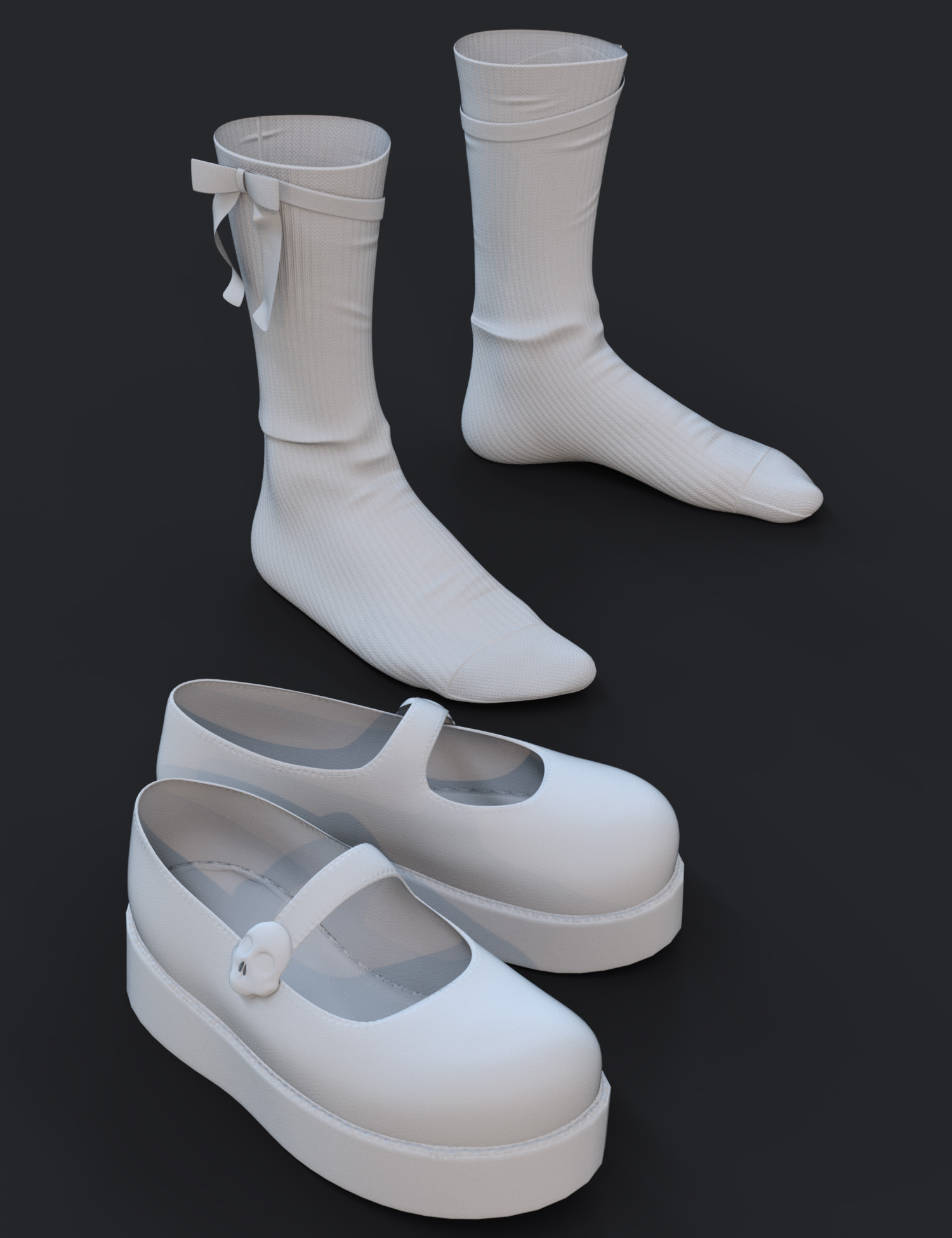 dForce Sweet Emo Outfit for Genesis 9 | Daz 3D