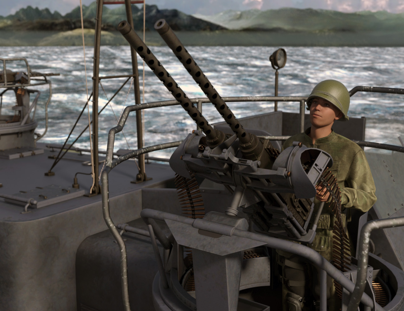 Elco Patrol Torpedo Boat | Daz 3D