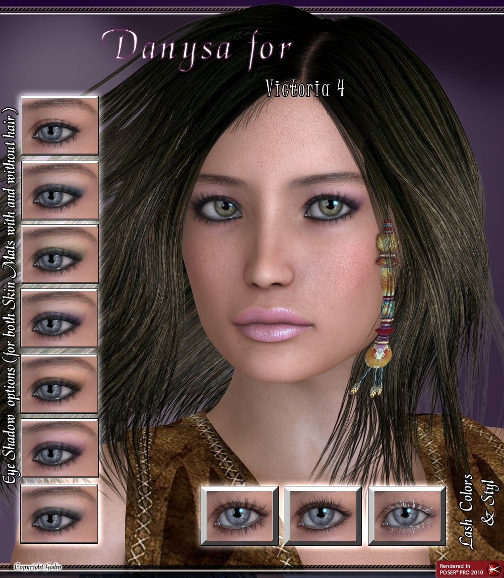 VH_Danysa for Victoria 4 & Genesis | Daz 3D