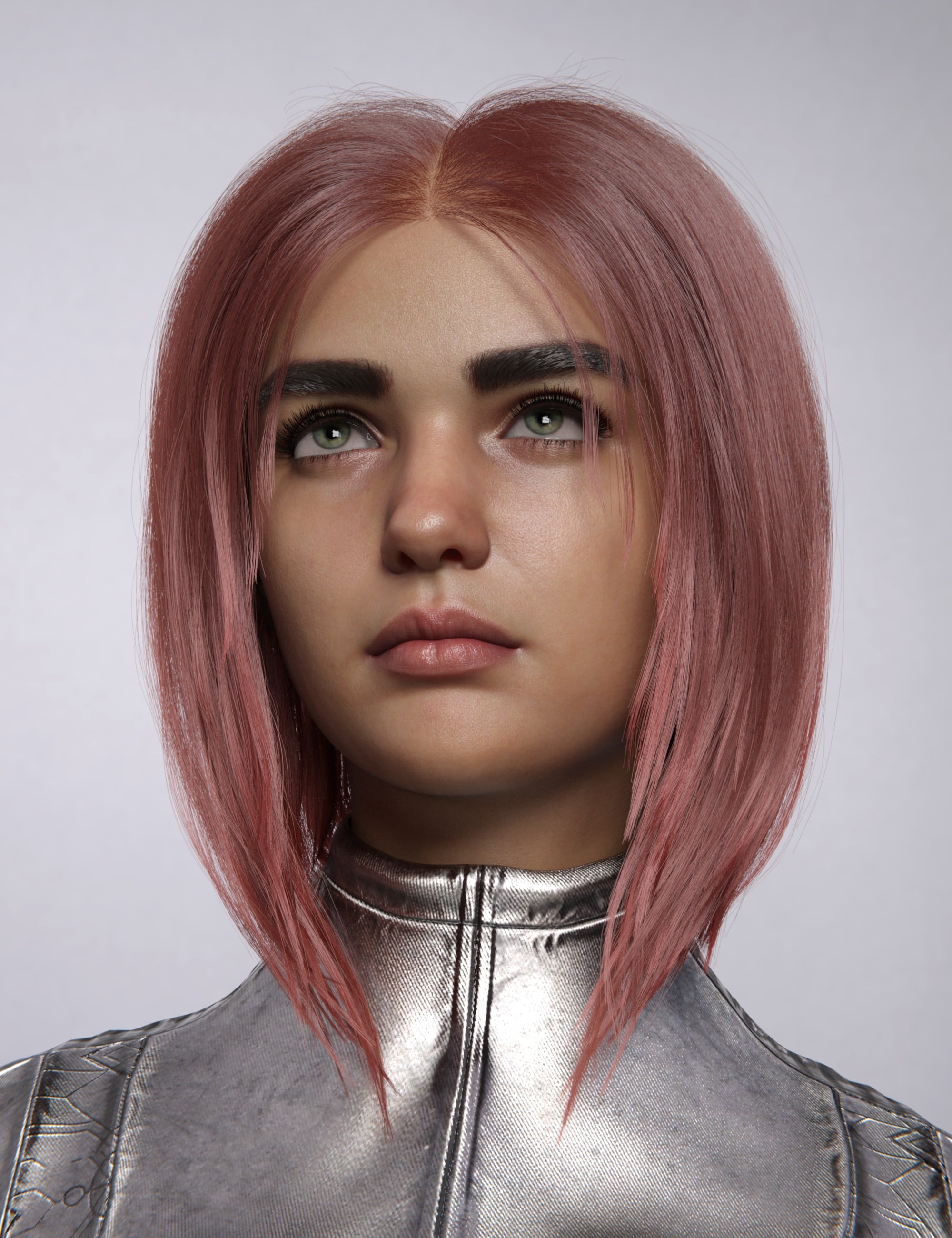 dForce AK Gorgeous Bob Hair for Genesis 9, 8, and 8.1 Female | Daz 3D