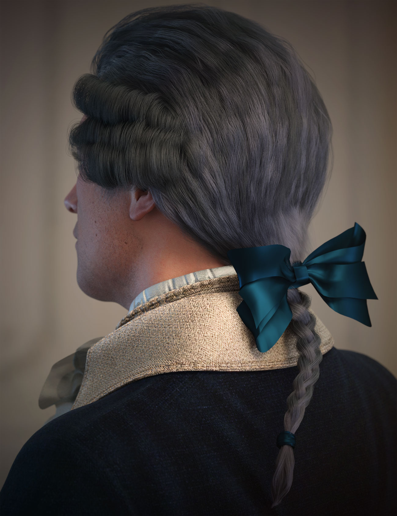 dForce Louis Hair for Genesis 9 | Daz 3D