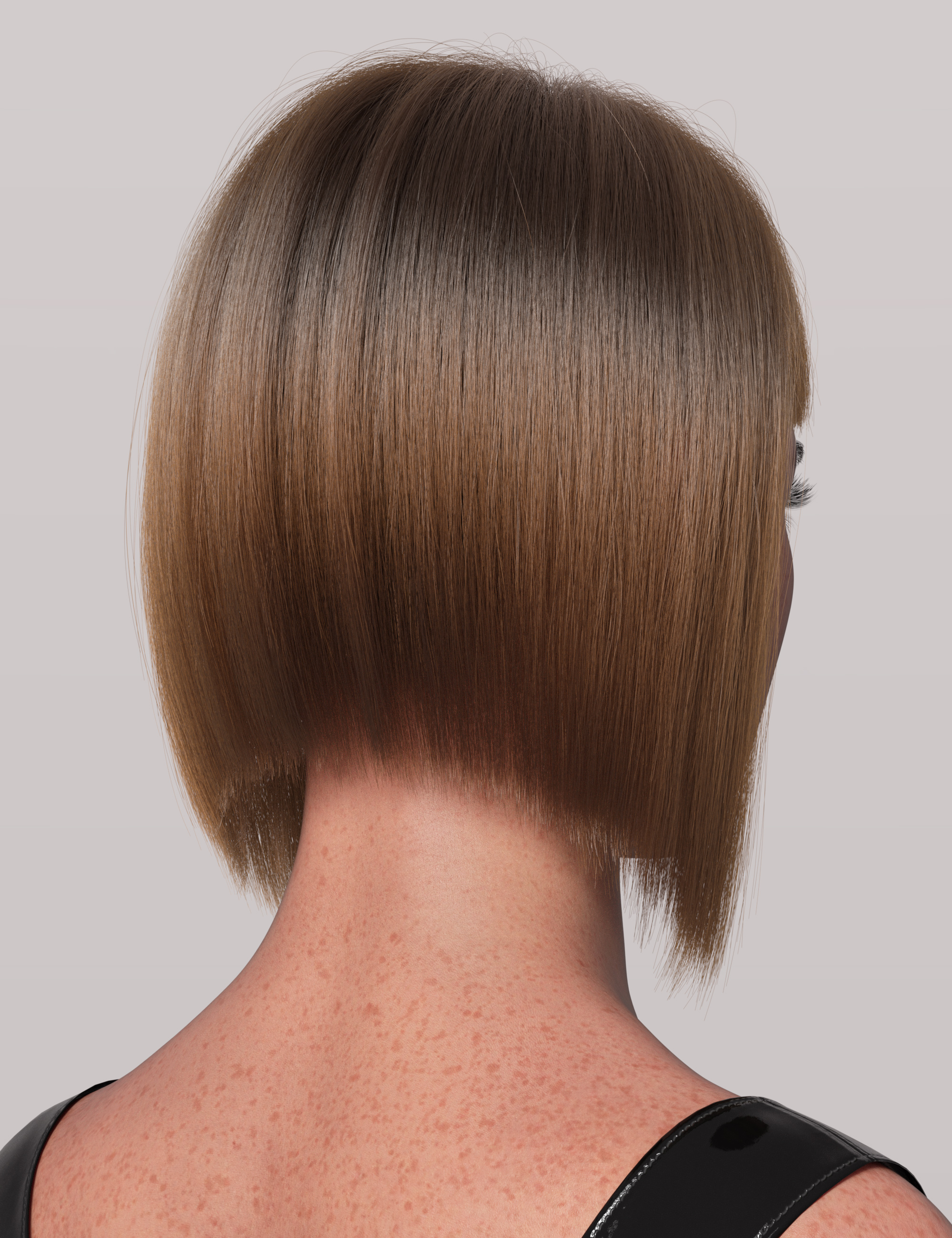 dForce Strand-Based Classic Bob 2 Hair for Genesis 9 and 8 Female | Daz 3D