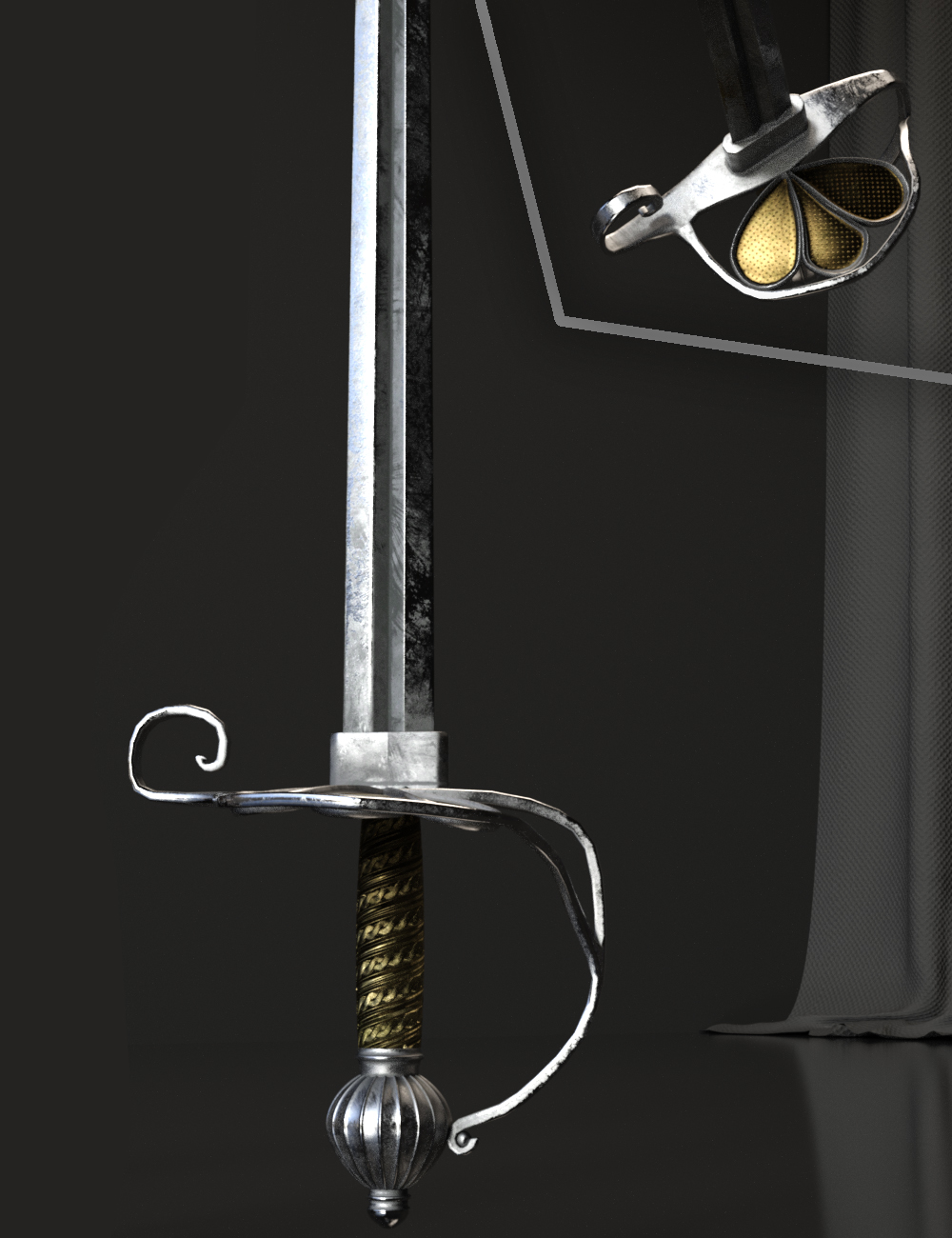 KuJ Rapier Poses for Genesis 9 | Daz 3D