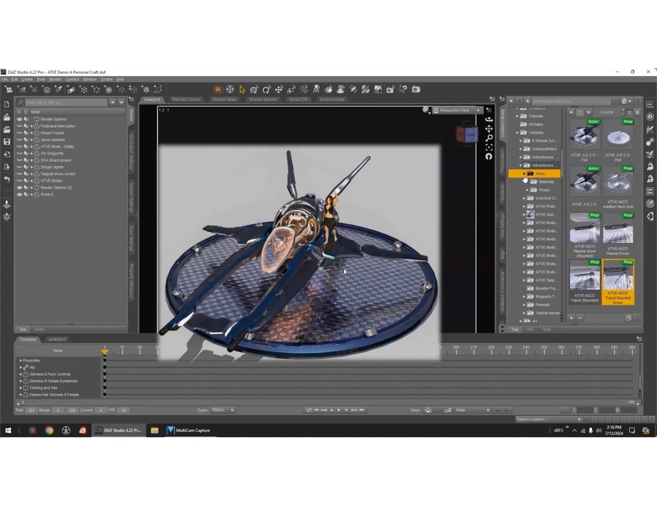 The Creative Cart: Animation and Model Showcase with Kara Pitat | Daz 3D