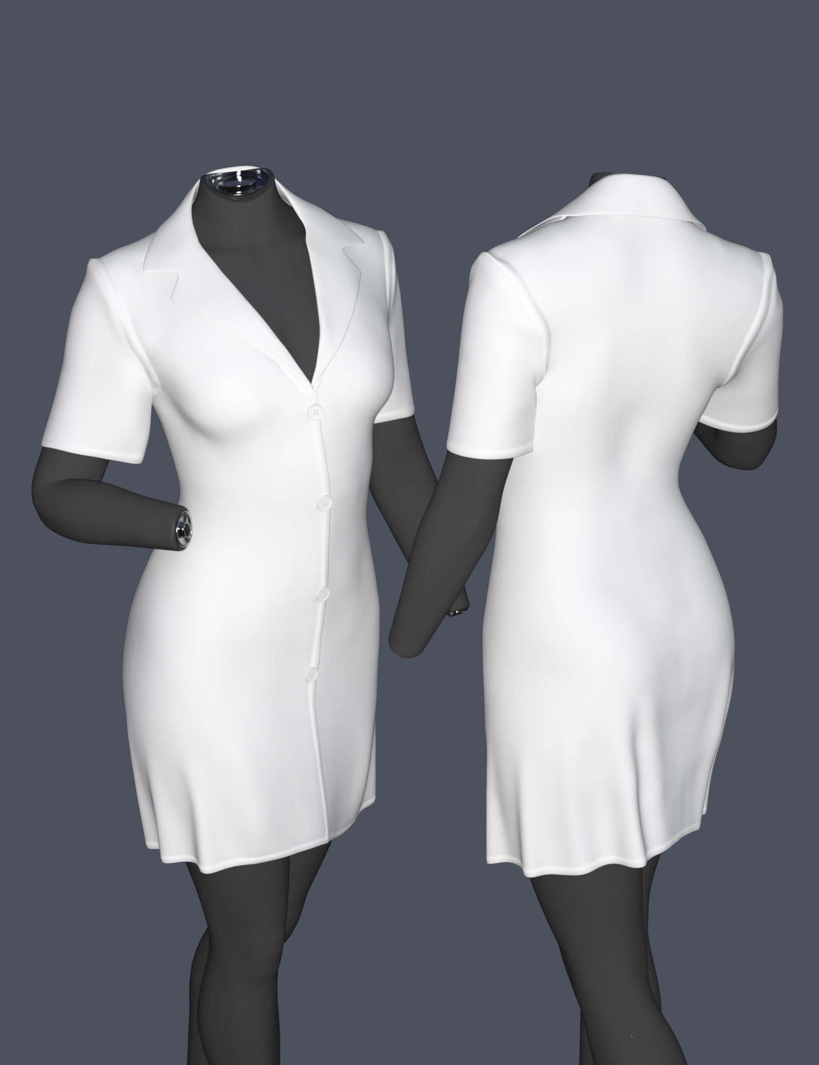 dForce MK Blazer Dress for Genesis 9 | Daz 3D