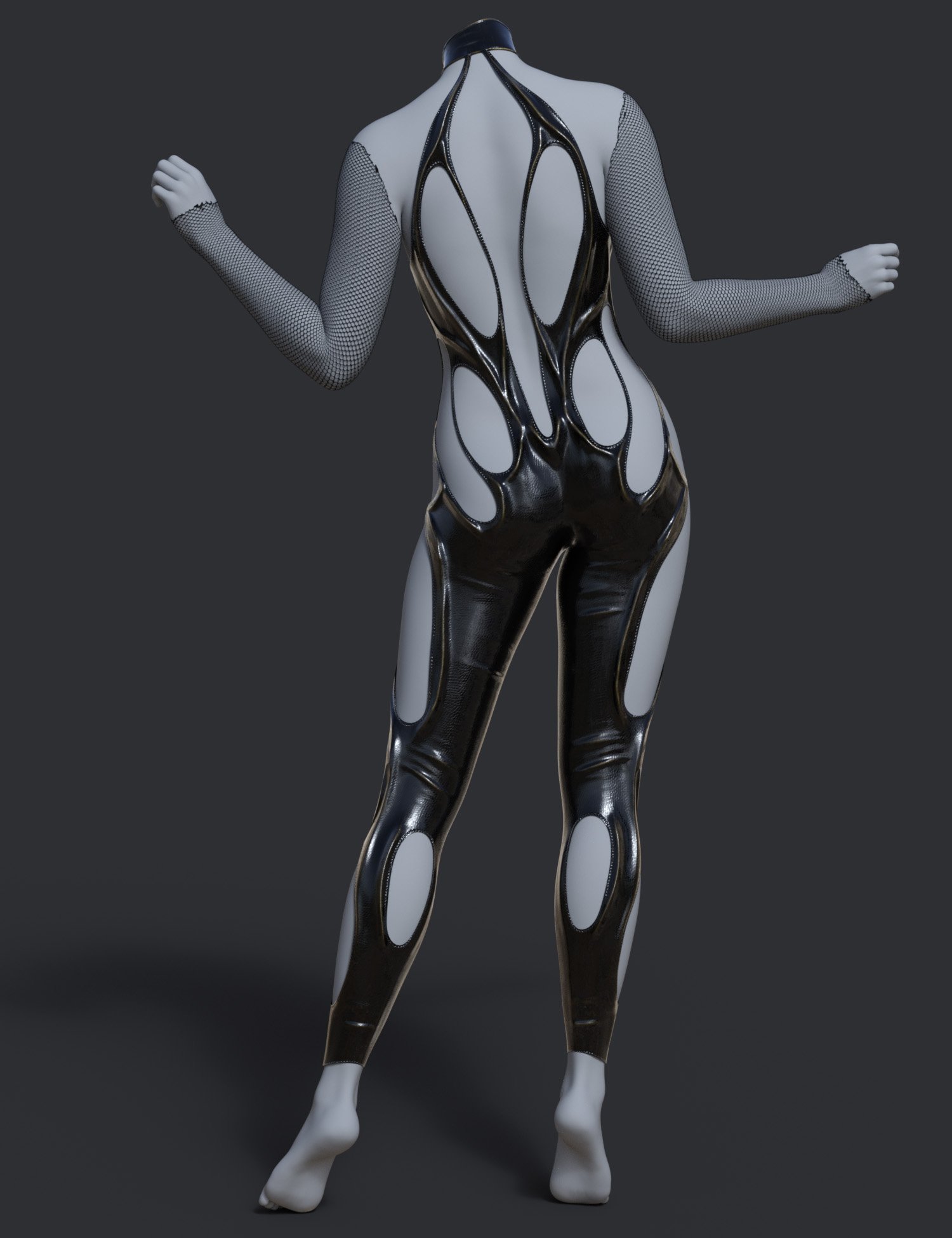 dForce Endless Void Bodysuit for Genesis 9 | Daz 3D