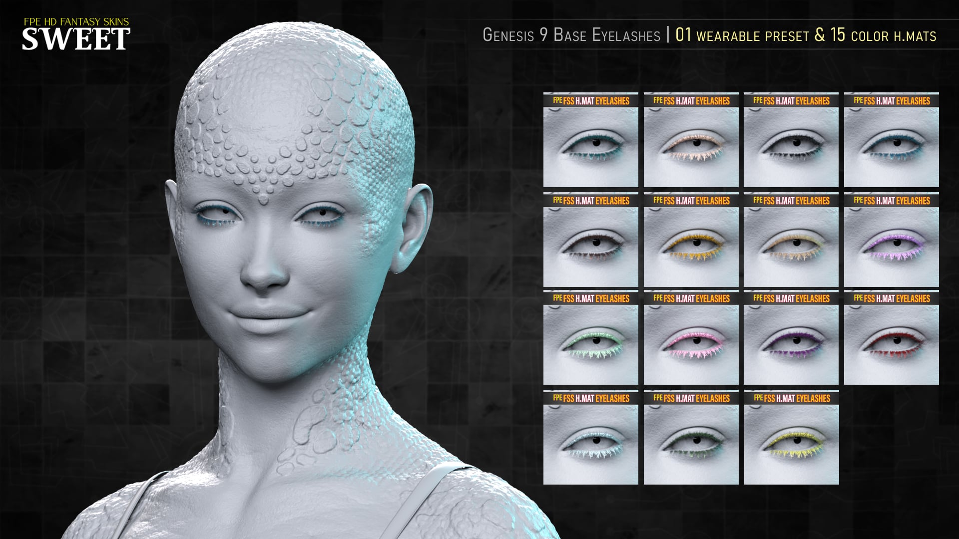 FPE Fantasy HD Skins Sweet for Genesis 9 | Daz 3D