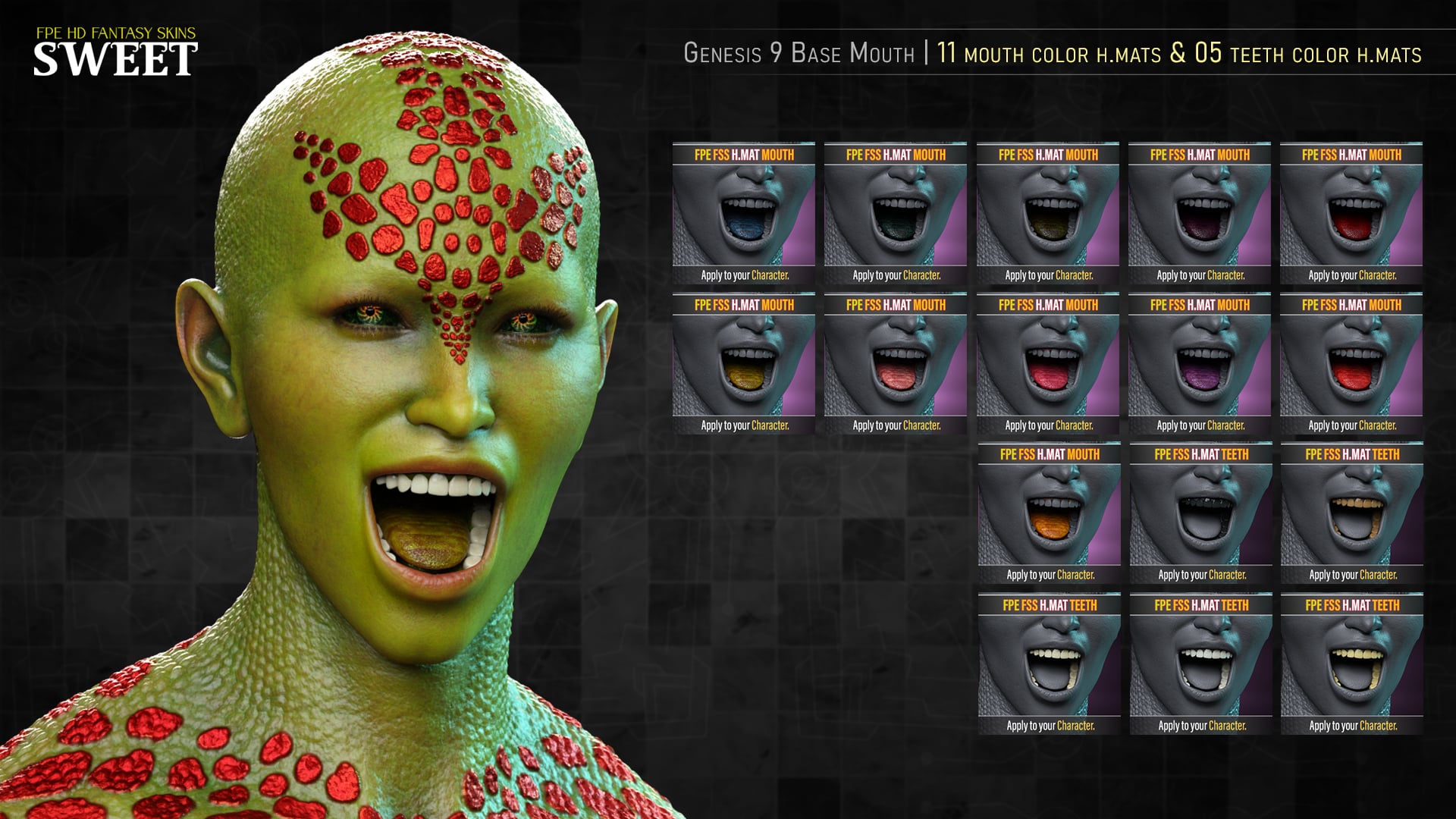 FPE Fantasy HD Skins Sweet for Genesis 9 | Daz 3D
