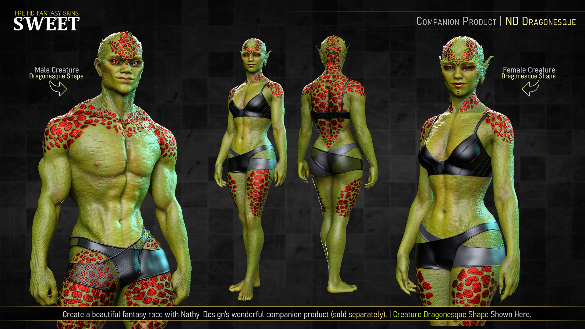 FPE Fantasy HD Skins Sweet for Genesis 9 | Daz 3D