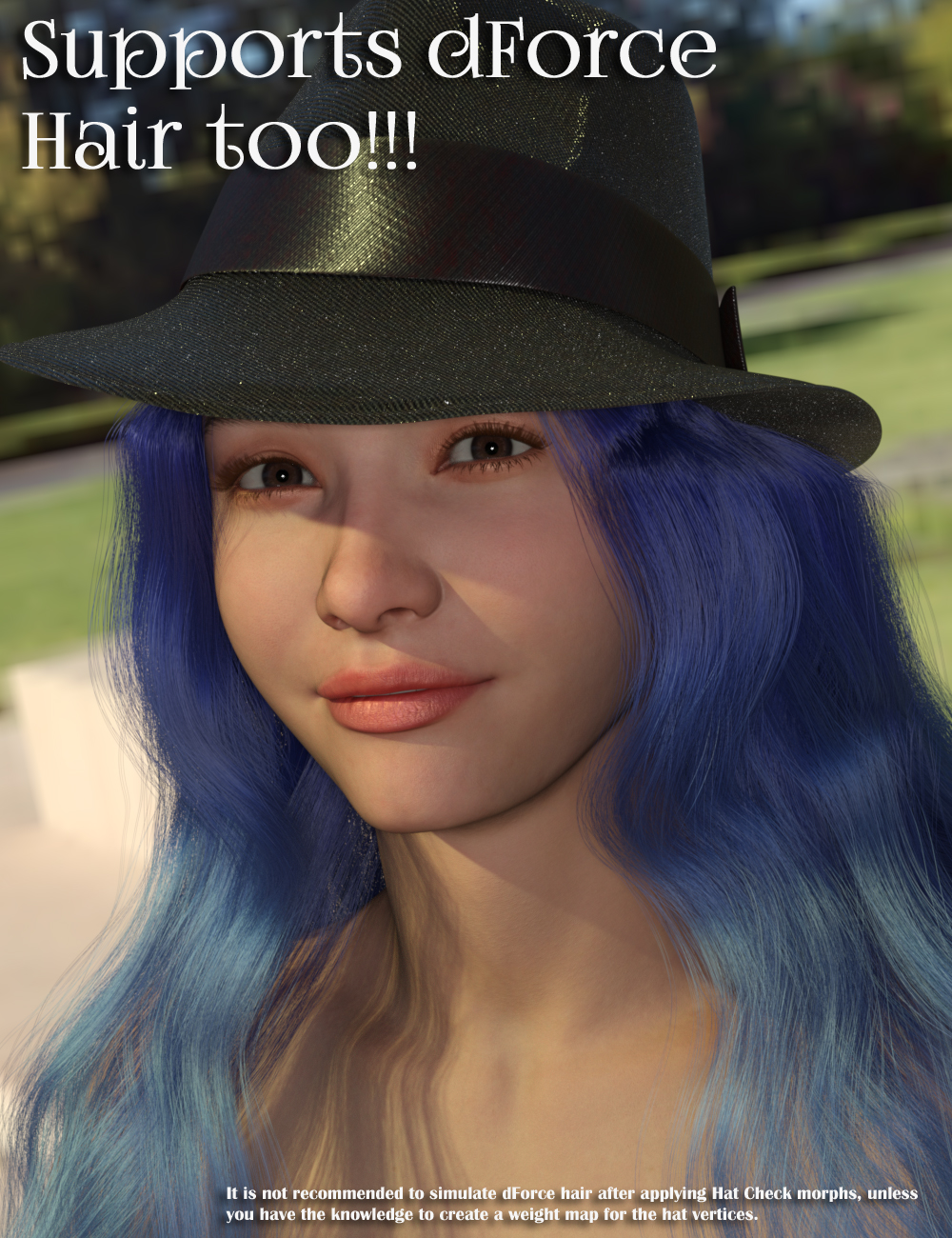 Hat Check for Genesis 9 | Daz 3D
