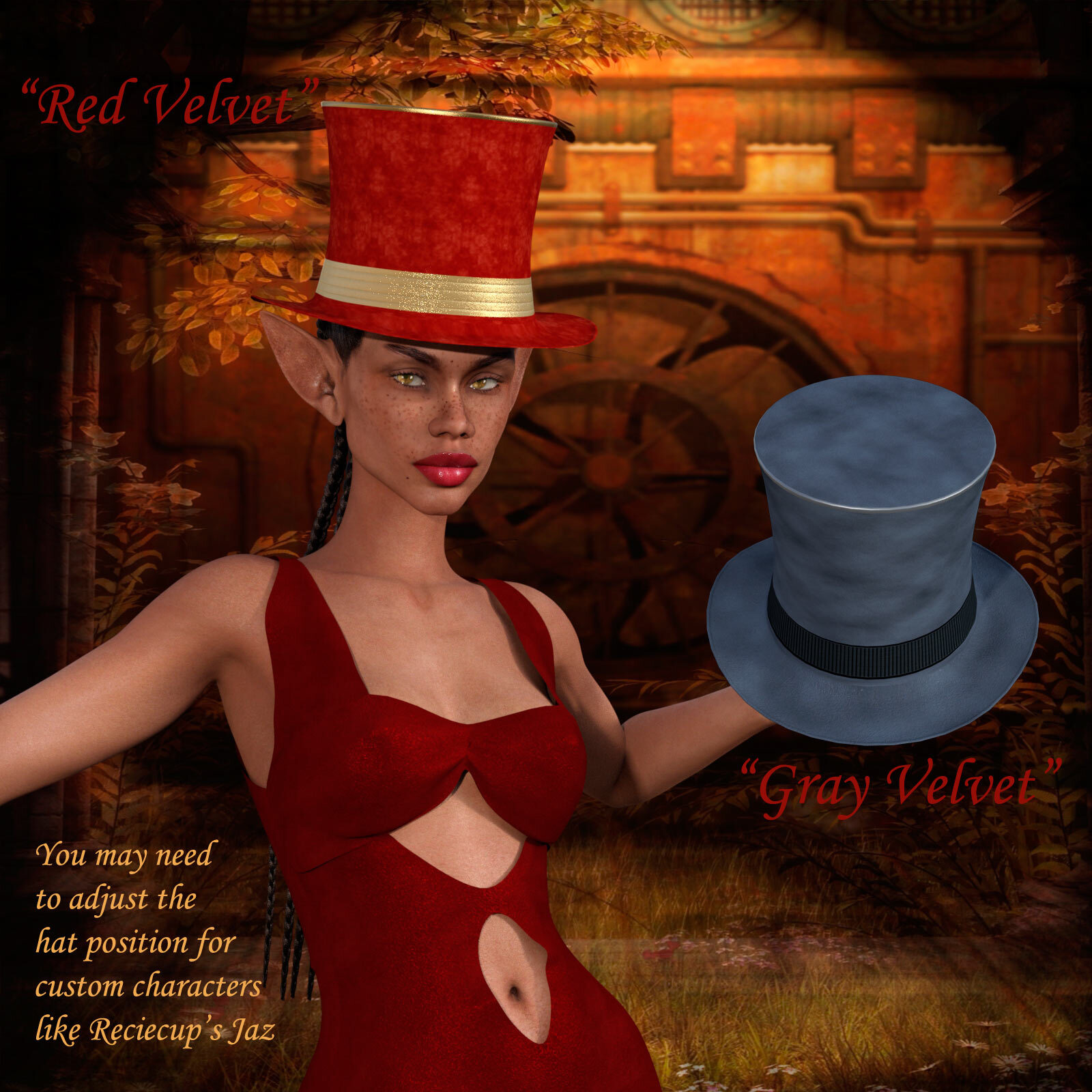 Top Hat for DS | Daz 3D