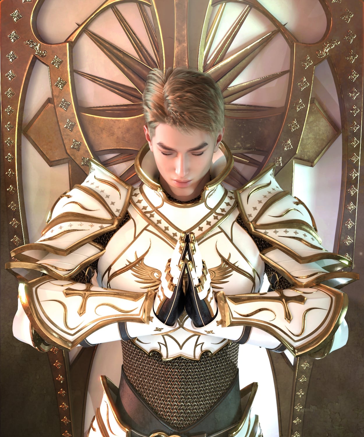 ZK dForce Agnus Dei Paladin Armor | Daz 3D
