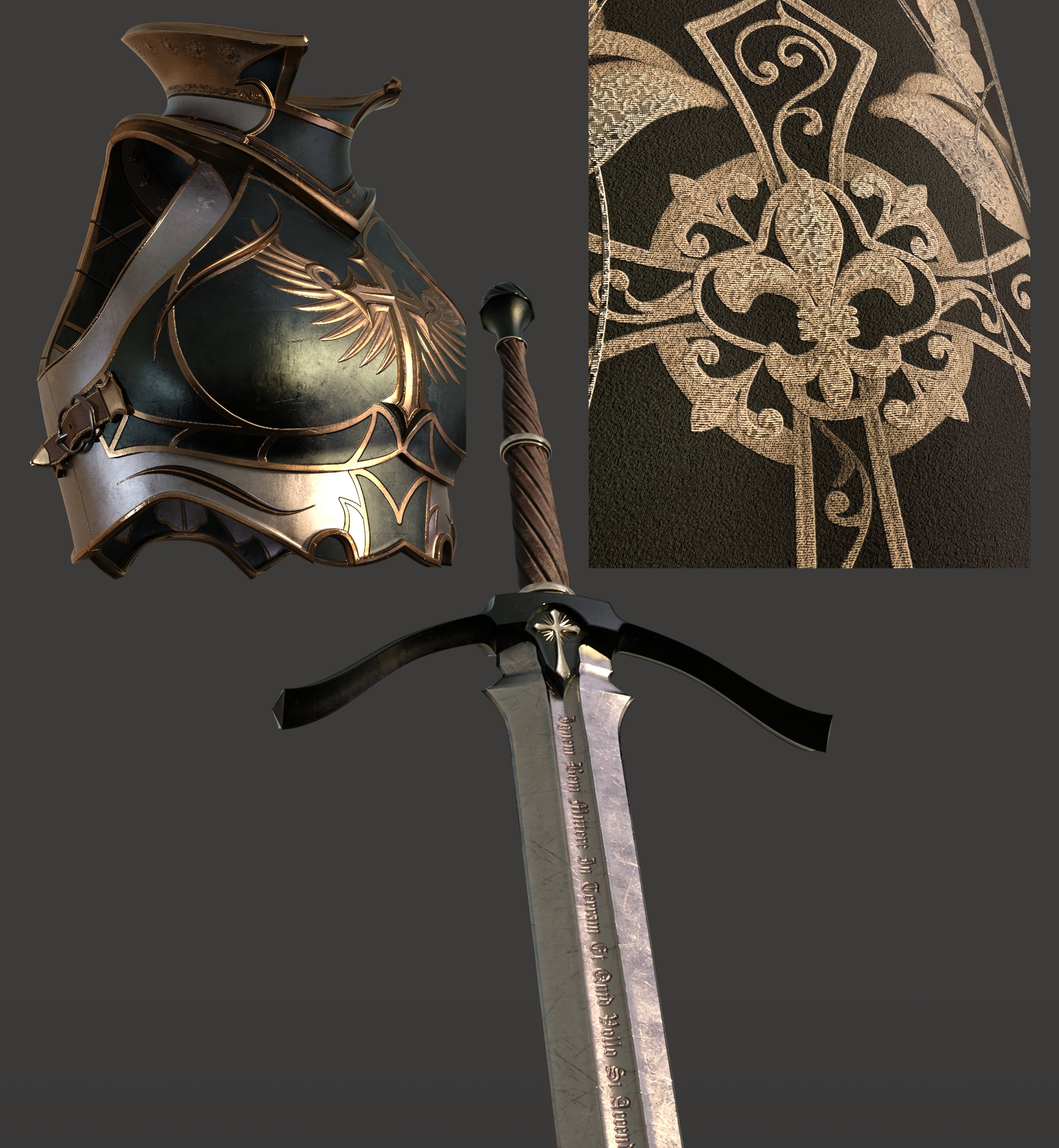 ZK dForce Agnus Dei Paladin Armor | Daz 3D